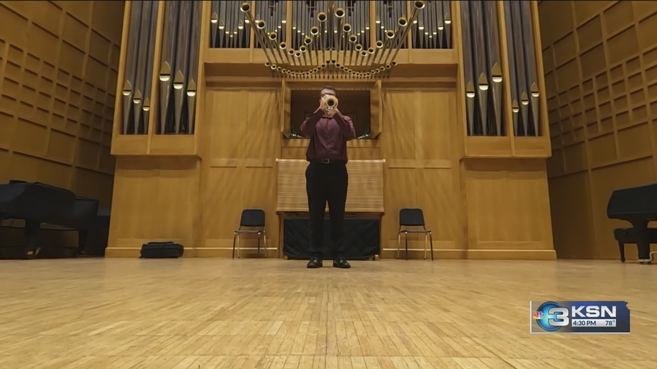 WSU graduate student taking his trumpet to Washington D.C. – KSN-TV