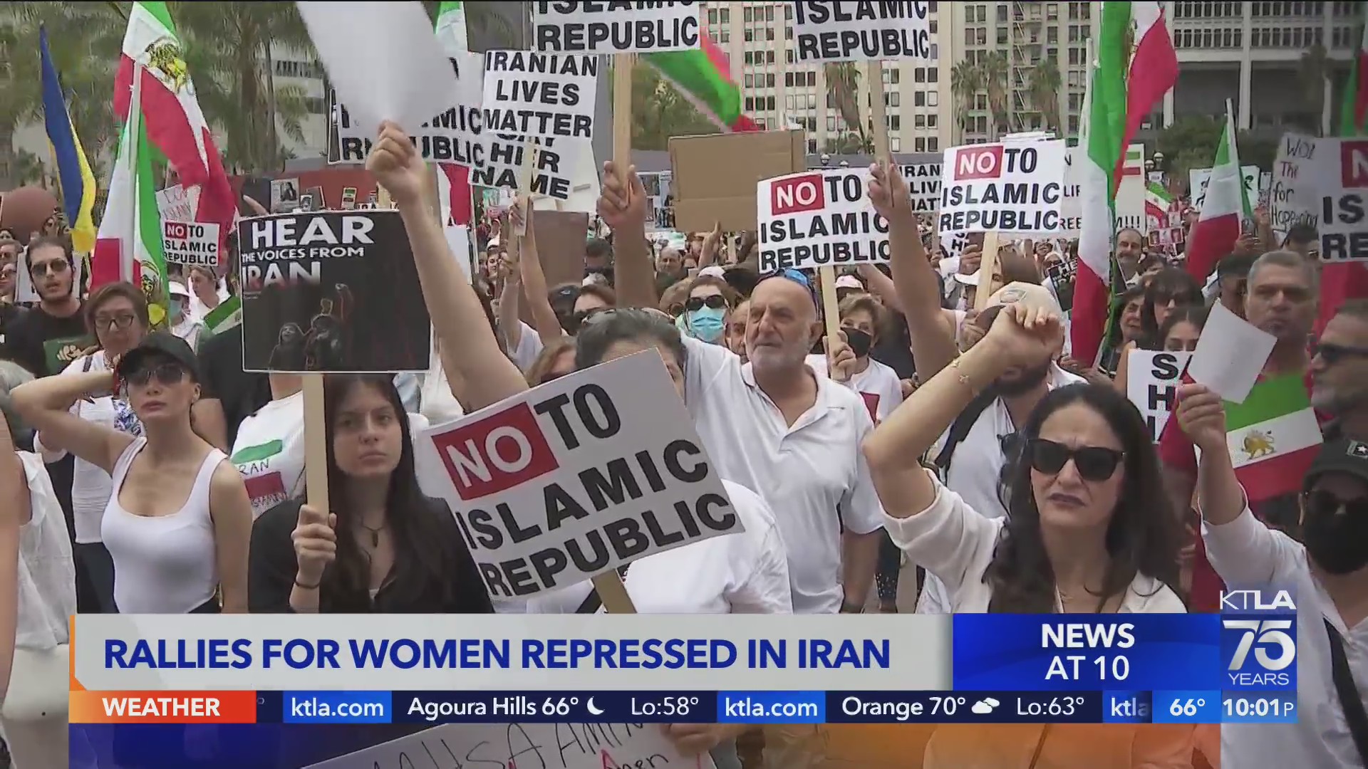 Los Angeles protesters rally for Mahsa Amini and other Iranians killed ...