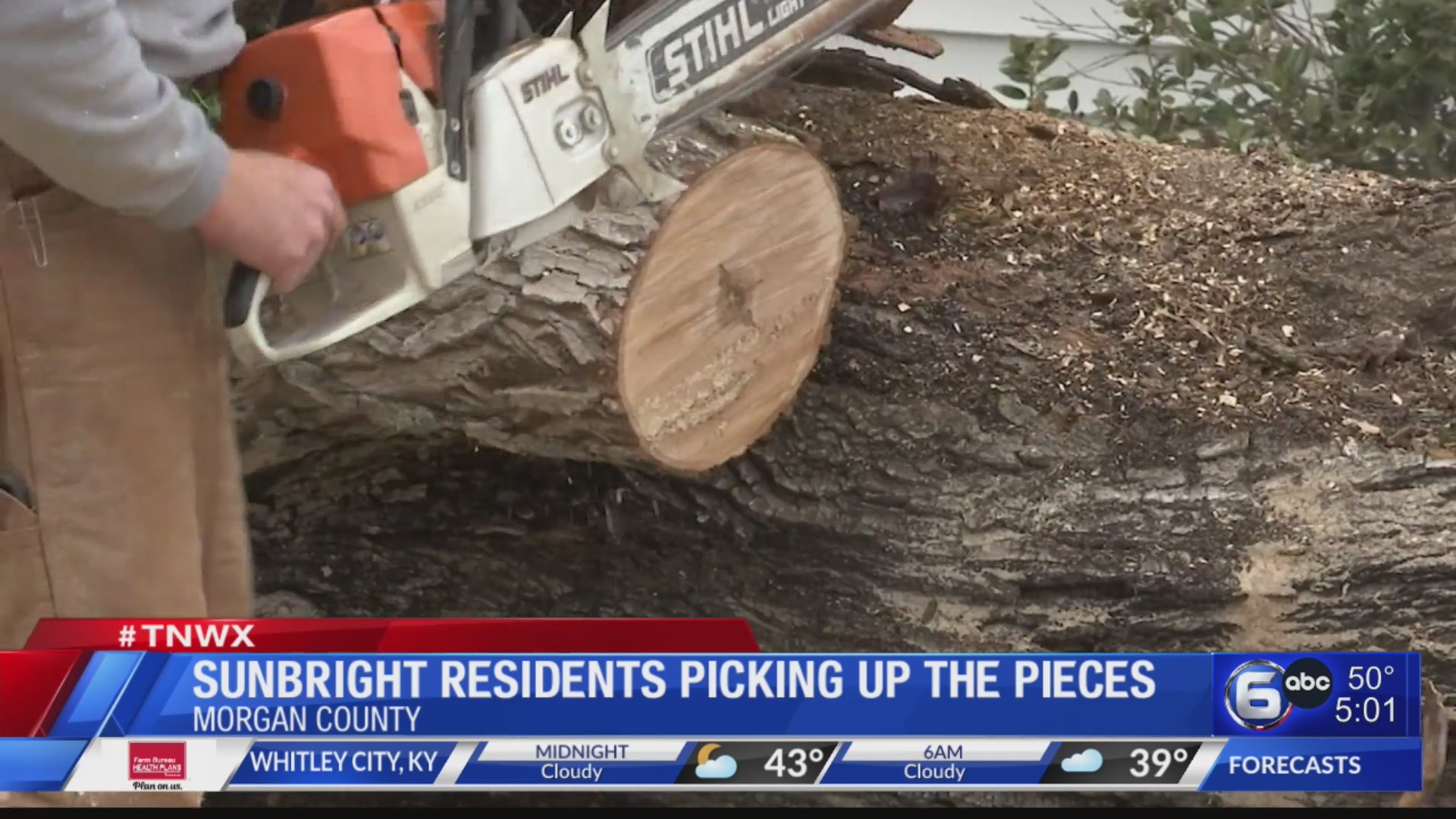 Sunbright community, neighbors come together for tornado clean-up ...