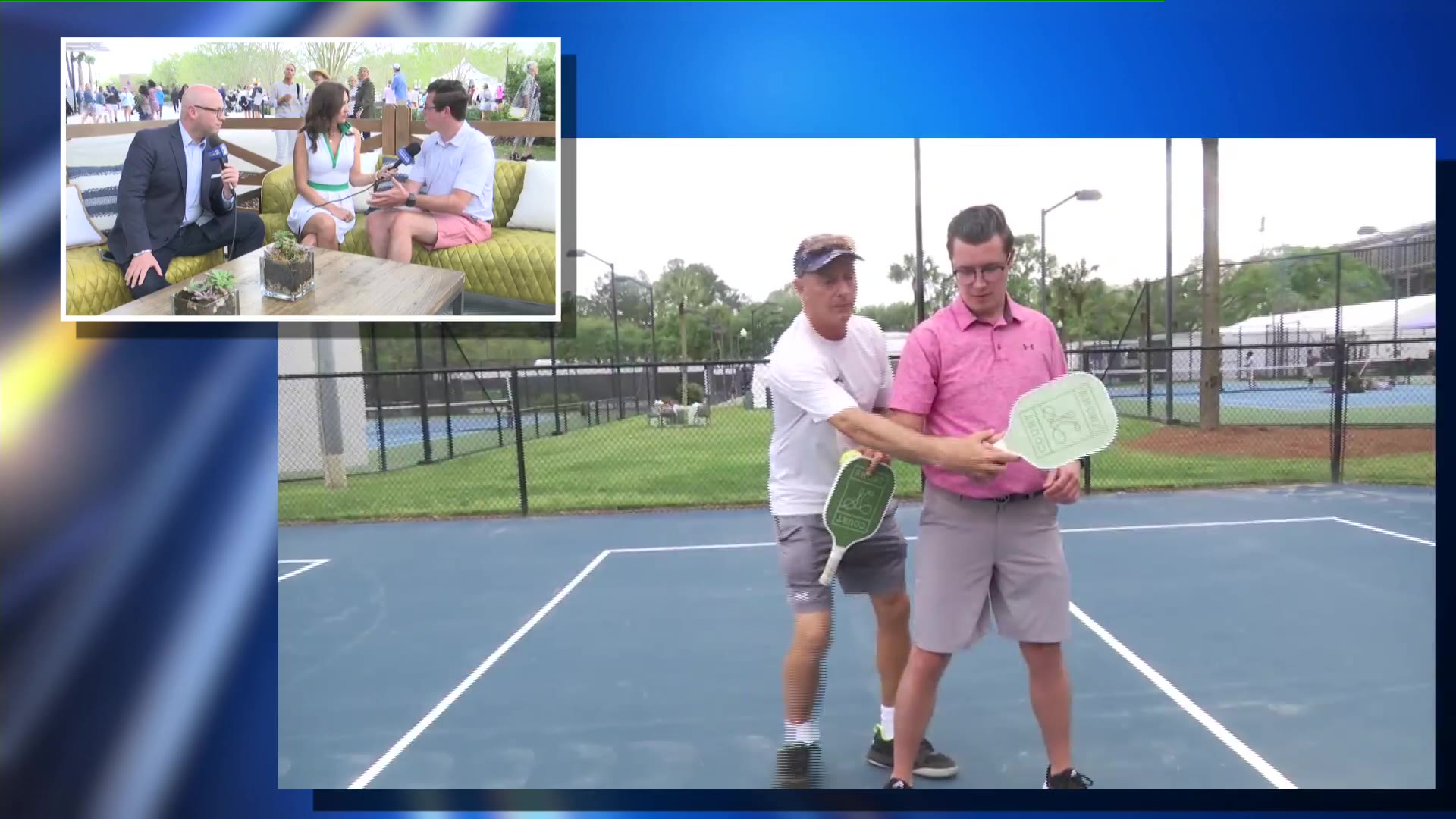 News 2’s Riley Benson shares the secret to good tennis and good hair ...