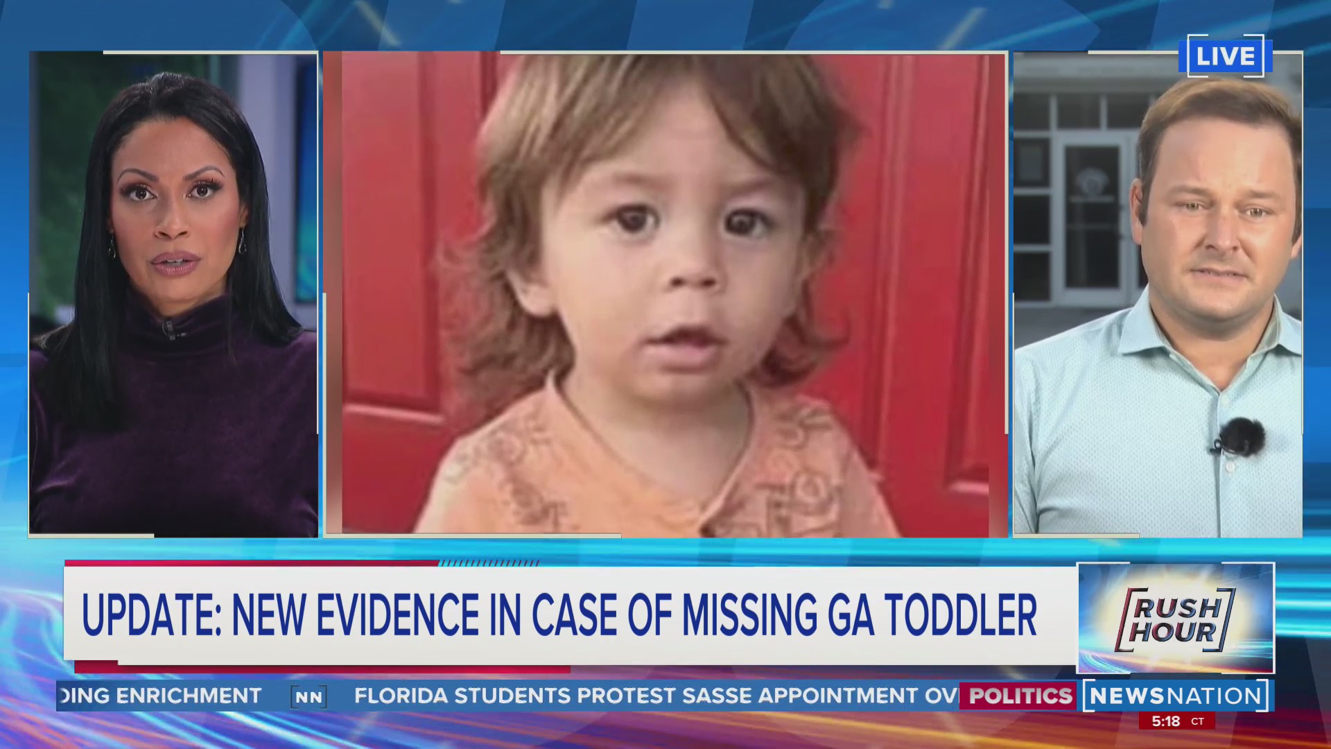 Update: New evidence in case of missing Ga toddler | Rush Hour – NewsNation