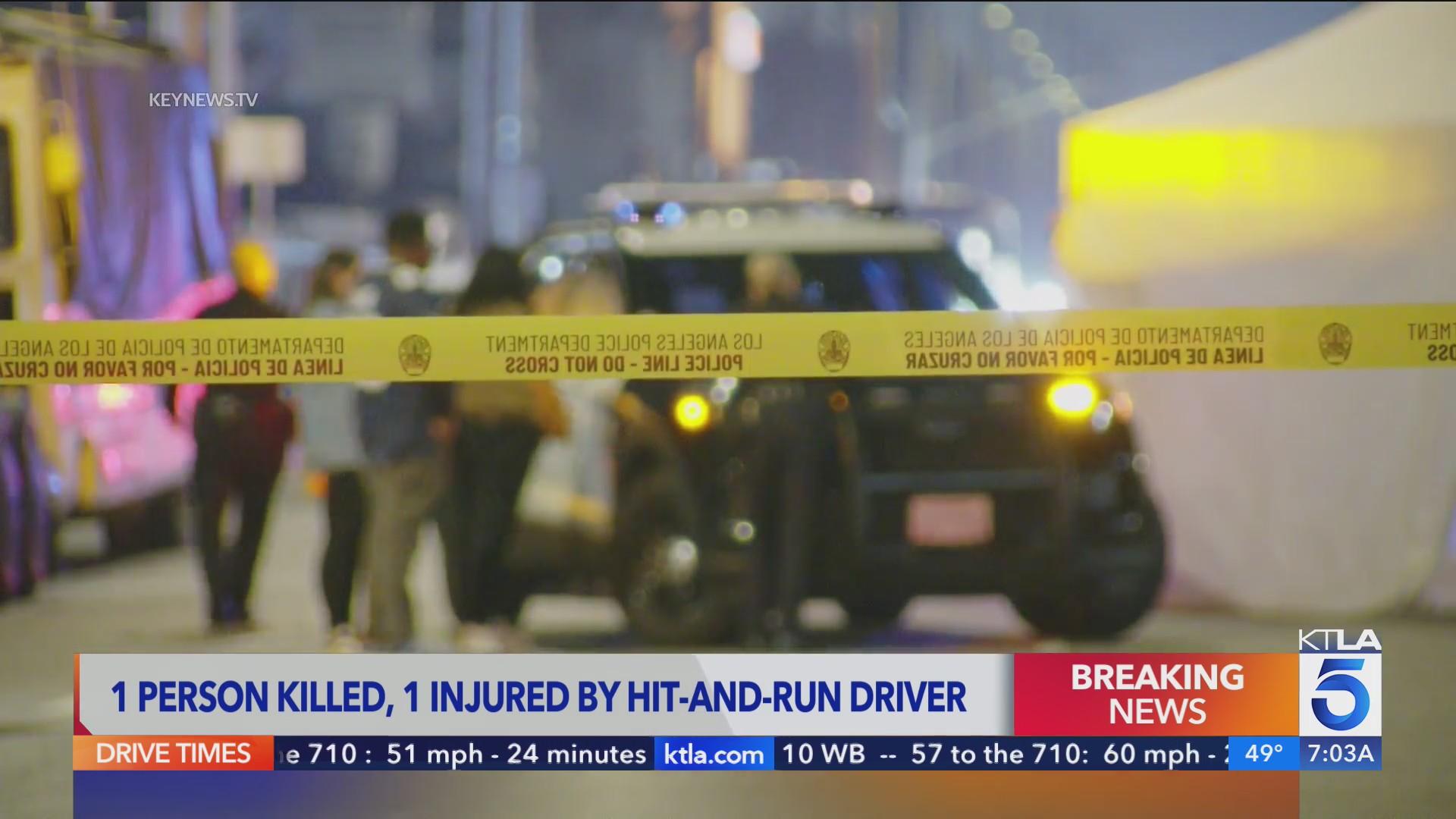 1 person killed, 1 injured in Vermont Vista hit-and-run – KTLA