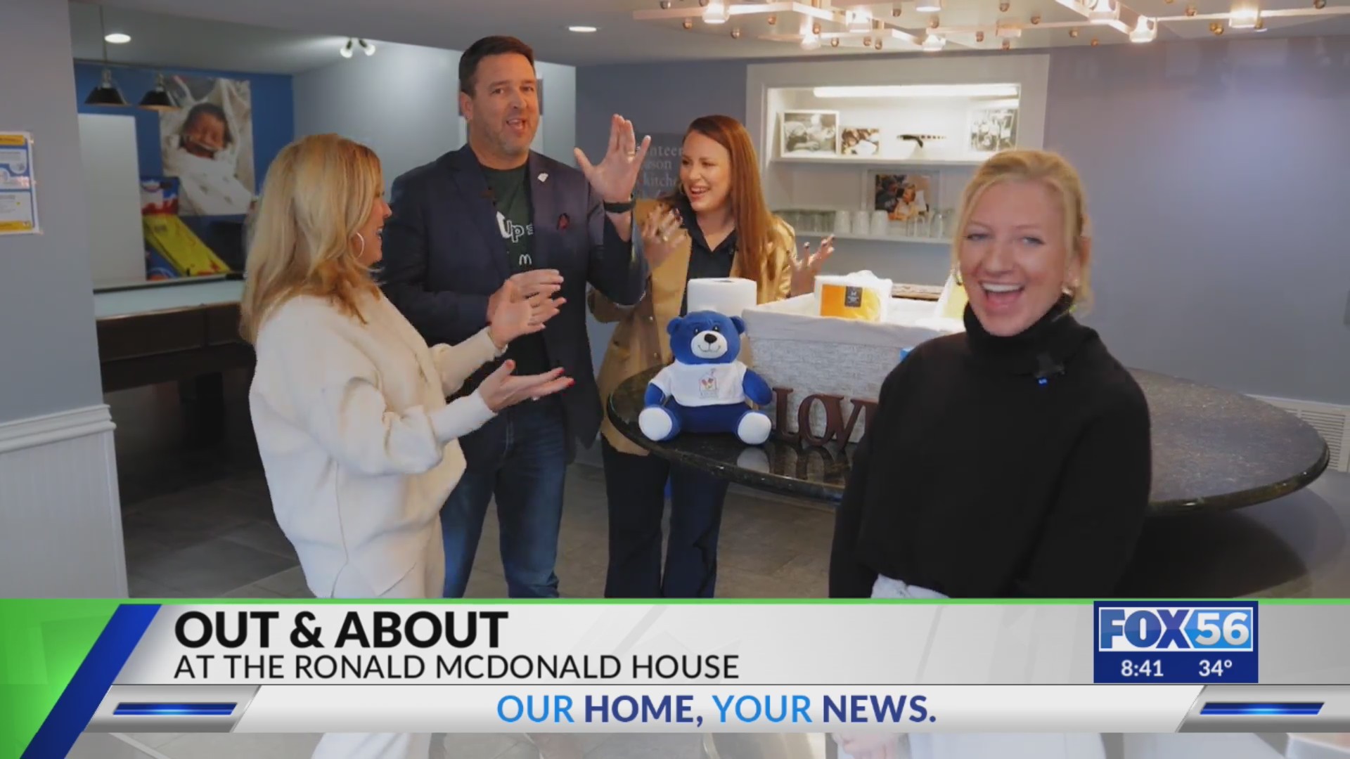 Nate Graham, Chelsi McDonald & Hannah Garnett with the Ronald McDonald ...