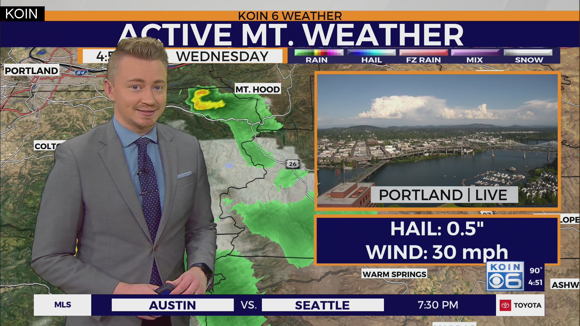 Cooler weather expected in Portland – KOIN.com