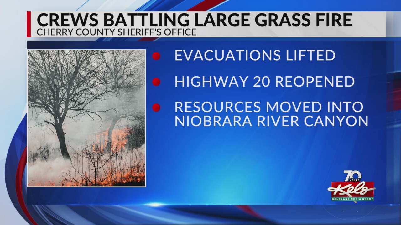 Wildfires reported in 6 Nebraska counties; 1 in South Dakota – KELOLAND.com