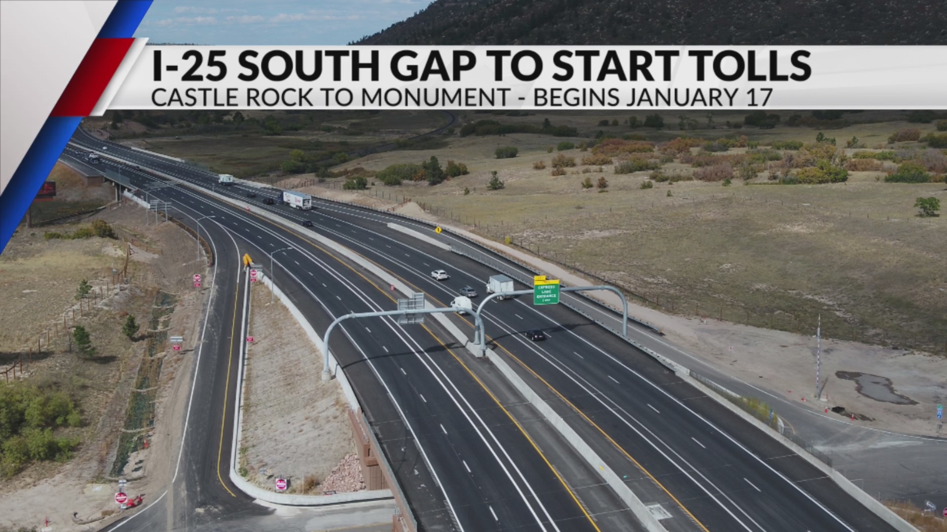 I-25 South Gap Express Lane to begin tolling – FOX31 Denver