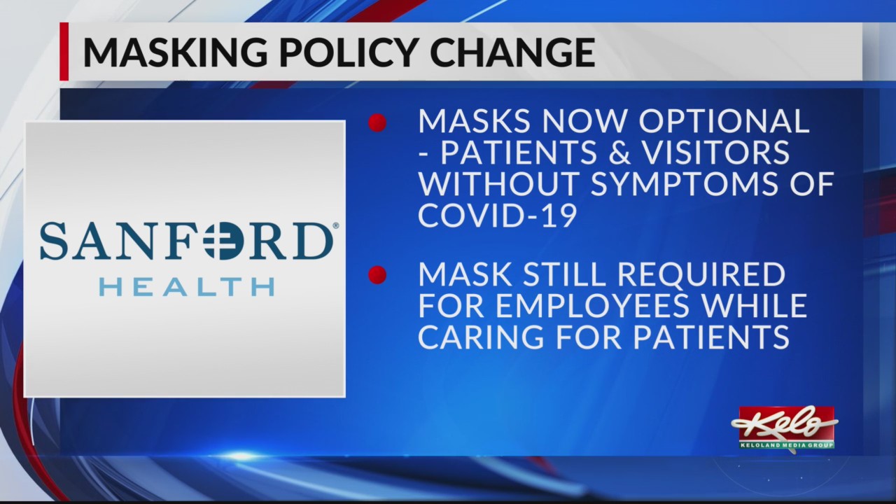 Sanford Health changes mask policy – KELOLAND.com