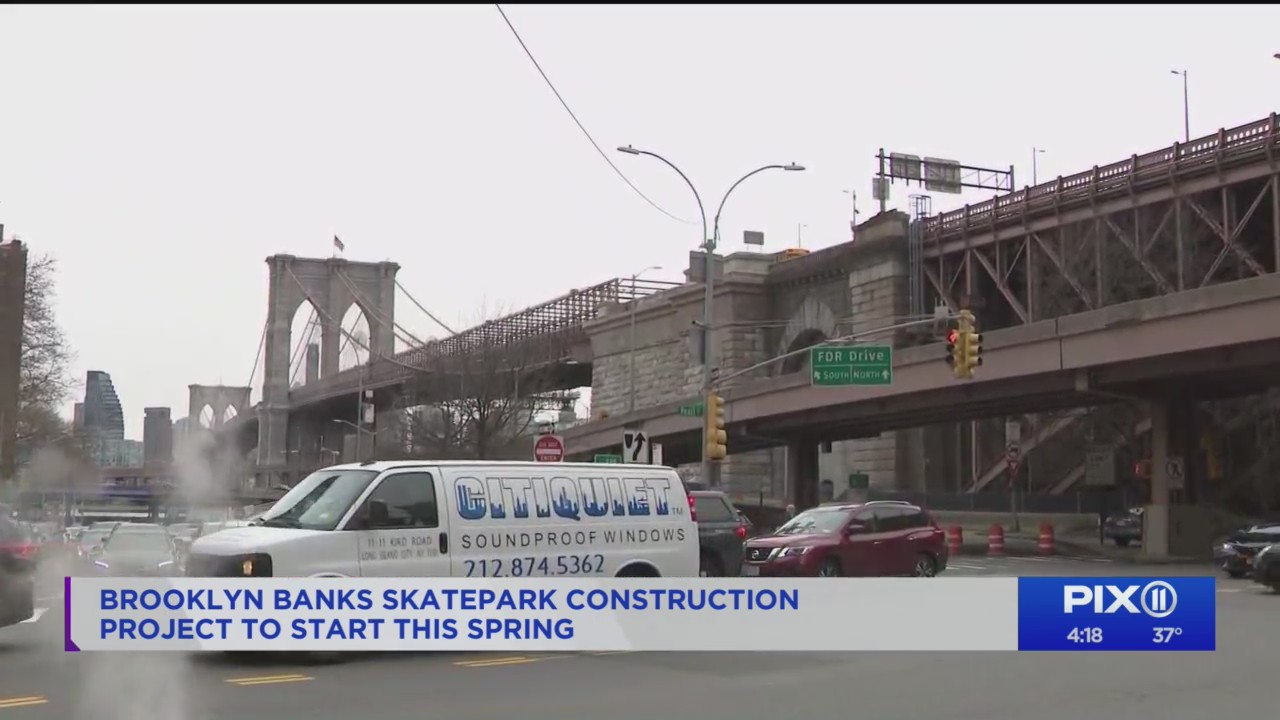 Brooklyn Banks skatepark construction project to start in spring – PIX11