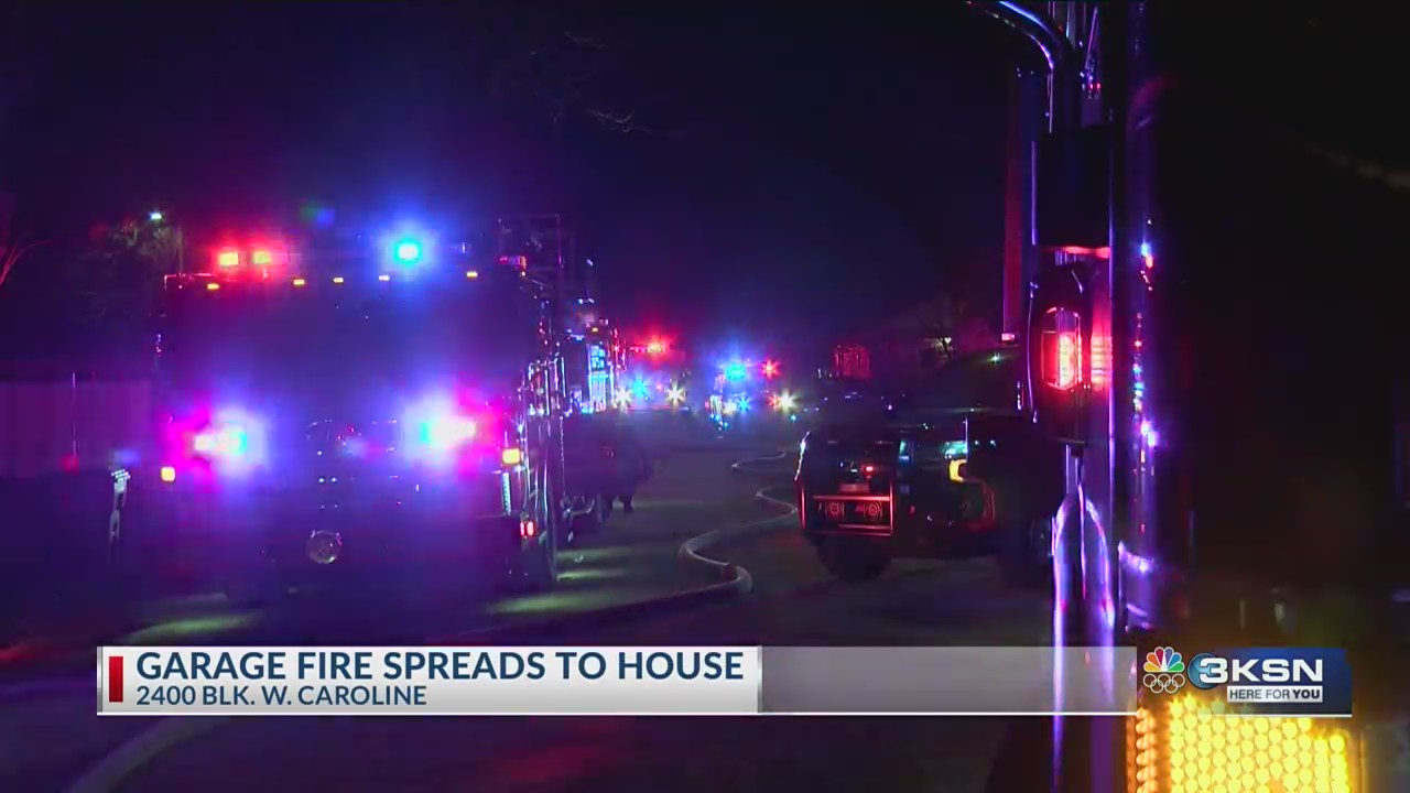 West Wichita home and garage damaged in fire – KSN-TV