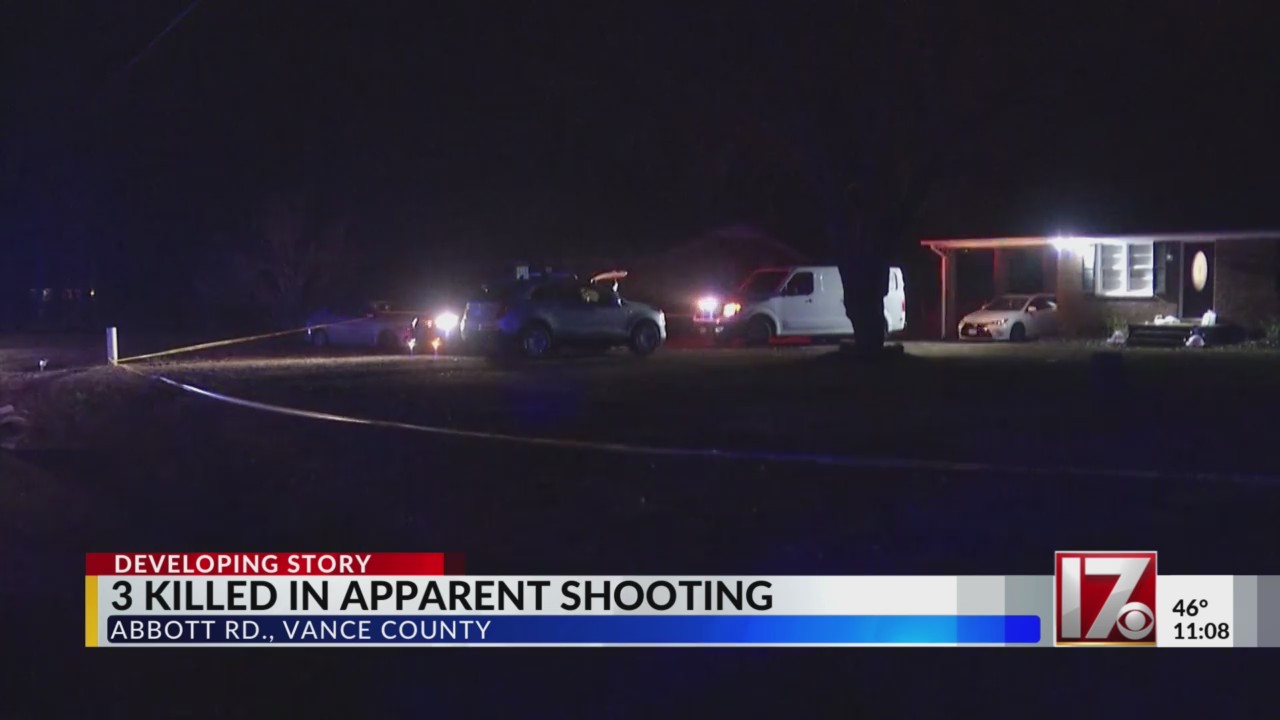 Officials ID 3 shot dead in Vance County home south of Henderson ...