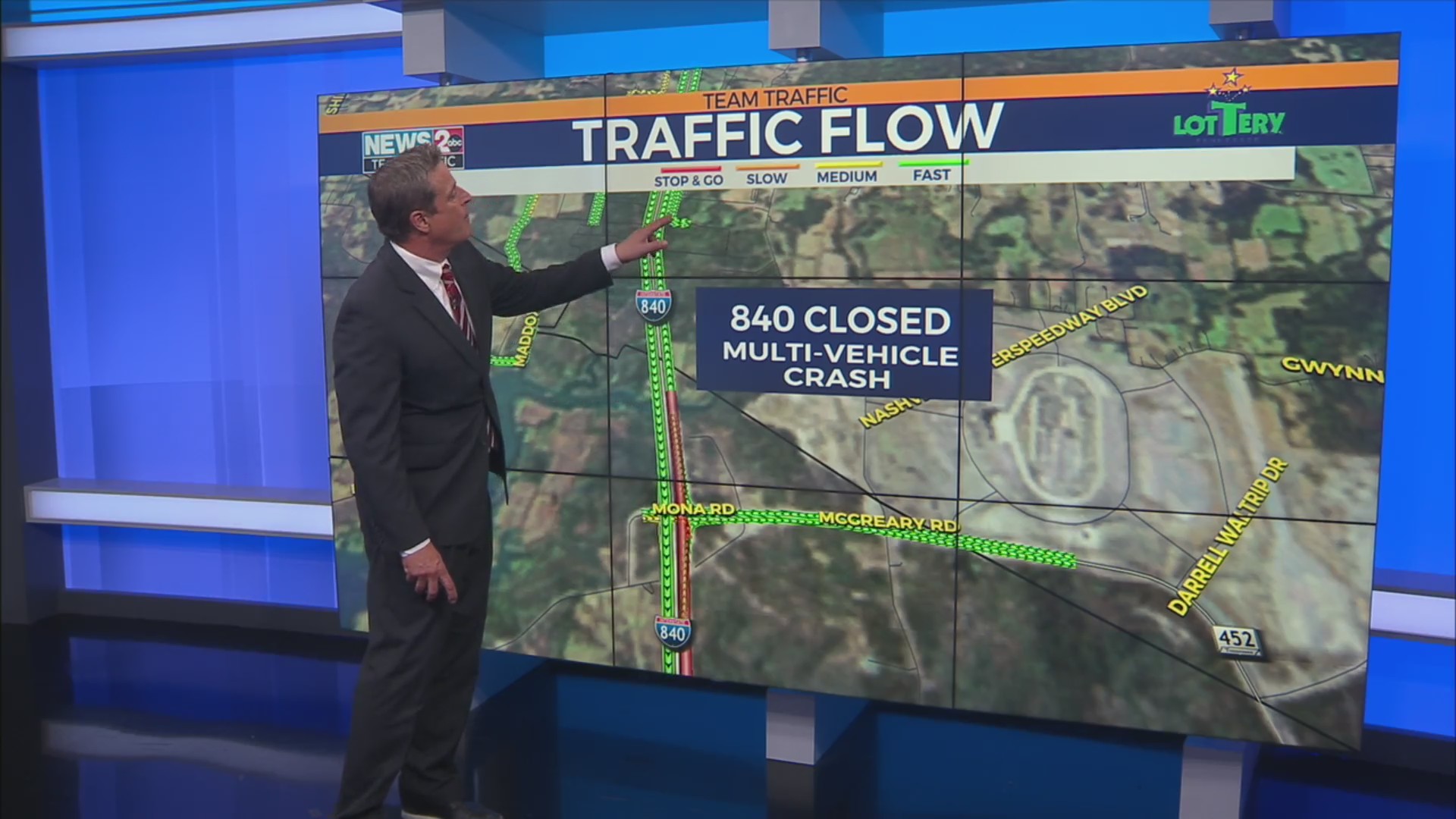 1 killed in crash on I-840 in Rutherford County – WKRN News 2