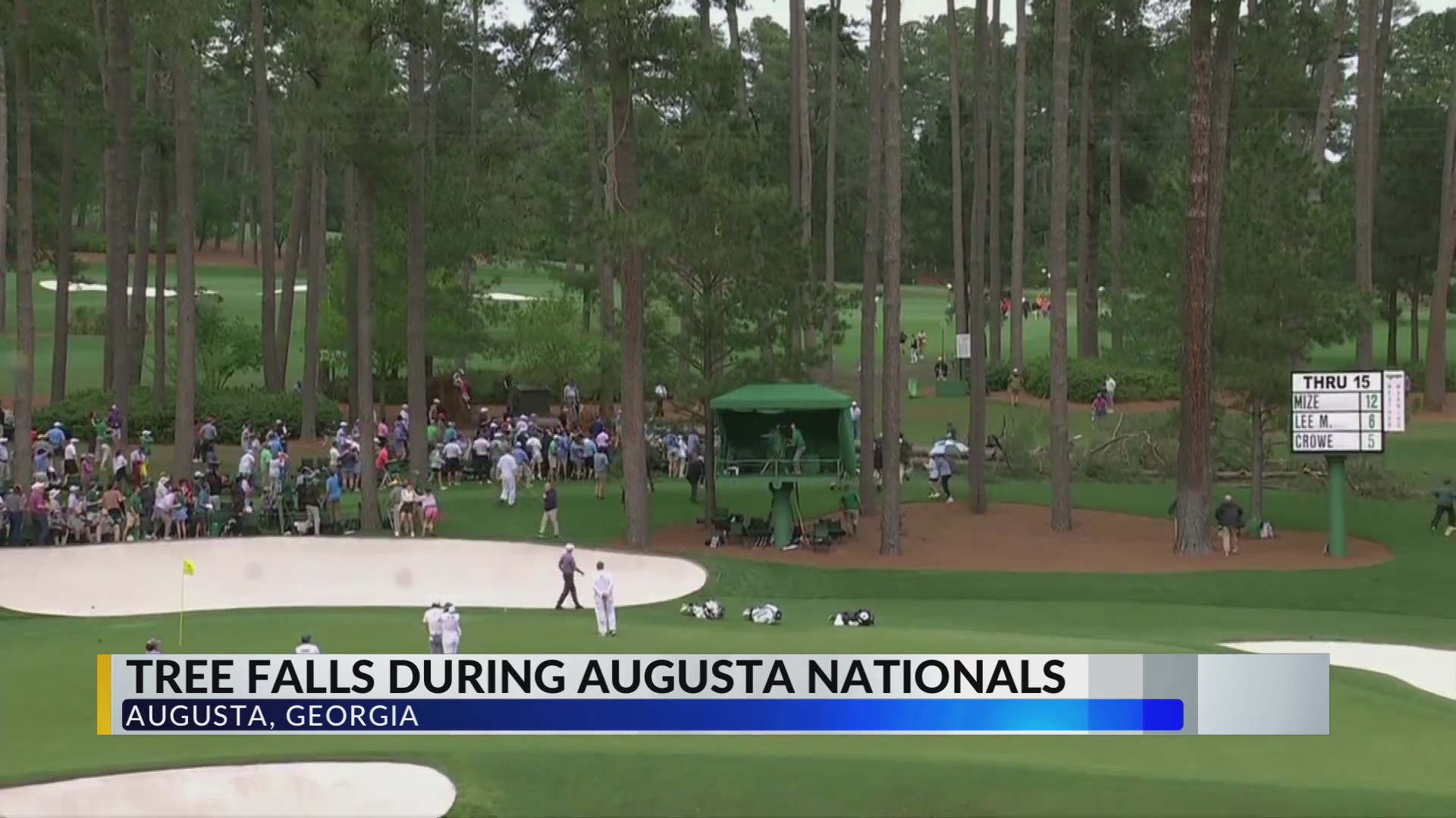 Man from Mobile sees trees fall at Augusta – WKRG News 5