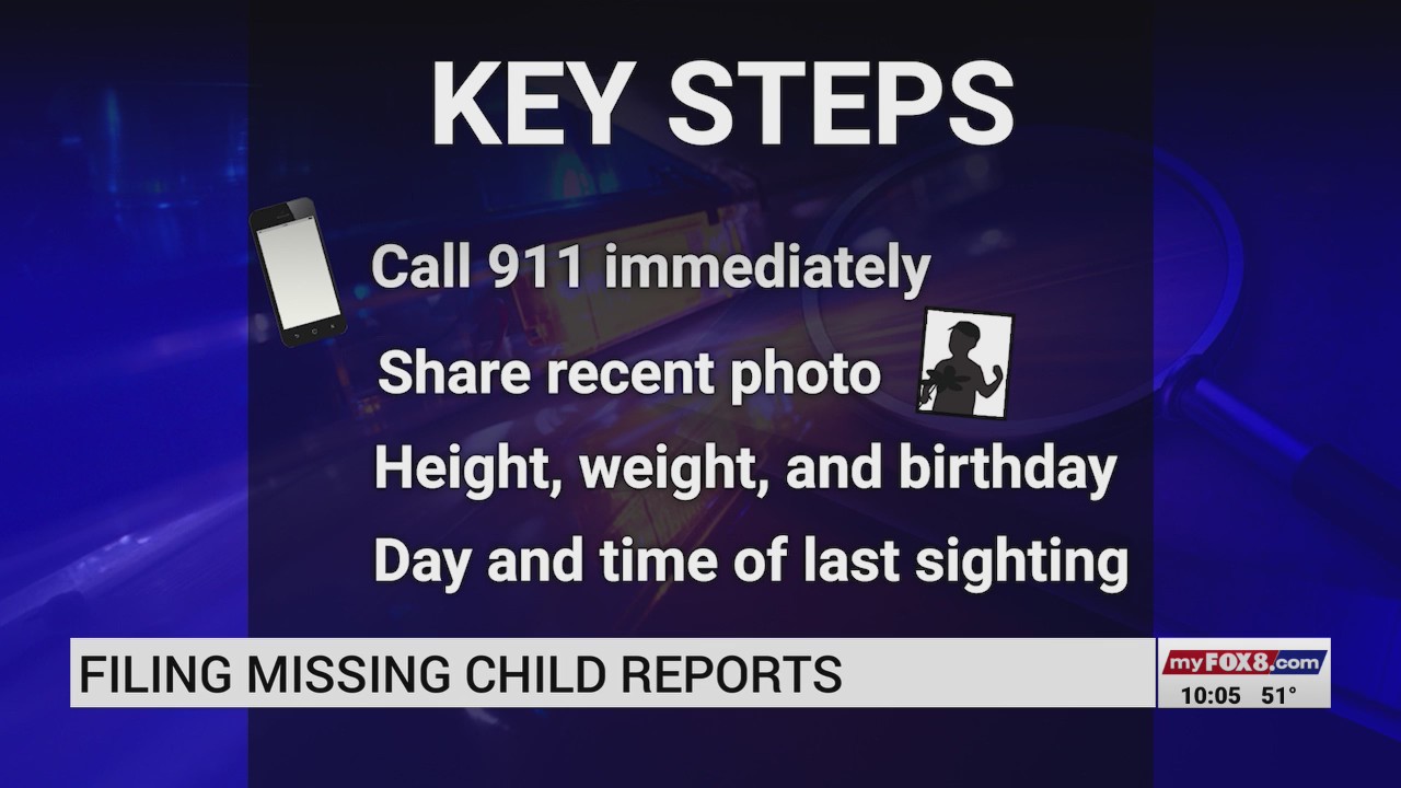 What parents should do when filing a missing child report – FOX8 WGHP
