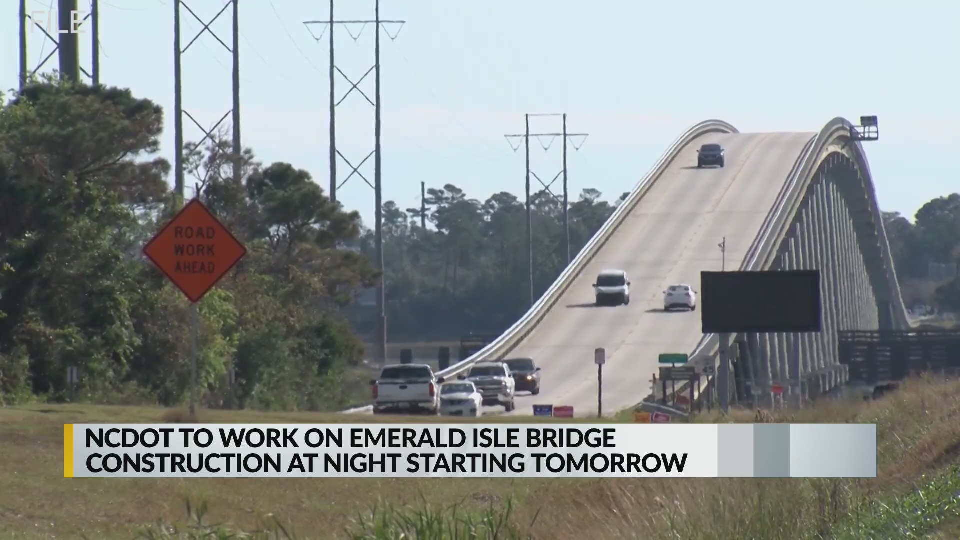 Good news: Repairs on Emerald Isle bridge to continue at night – WNCT
