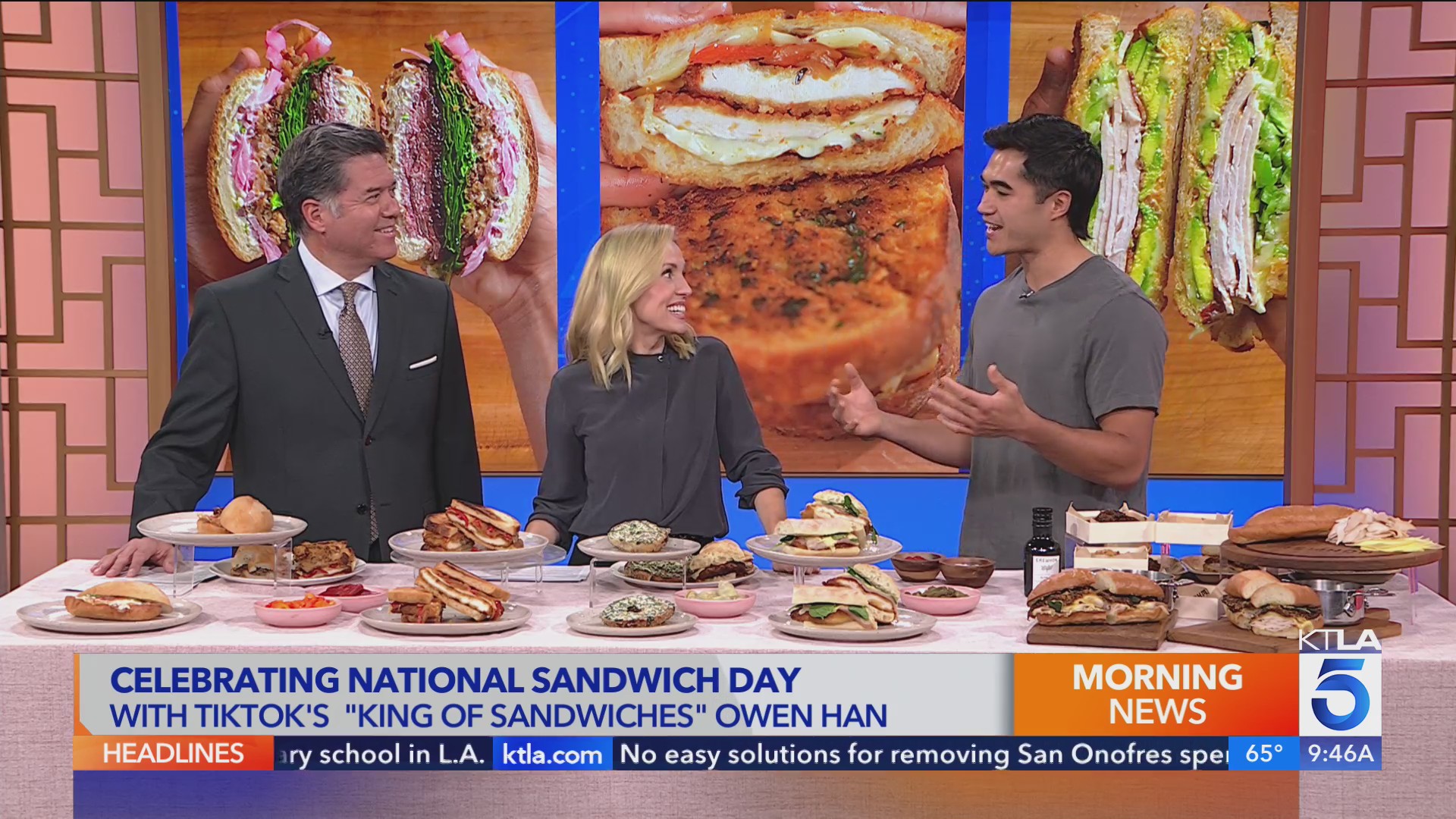 ‘The King of Sandwiches’ Owen Han helps celebrate National Sandwich Day ...