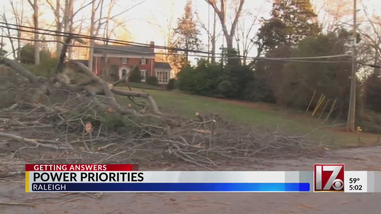 Power priorities in Raleigh – CBS17.com
