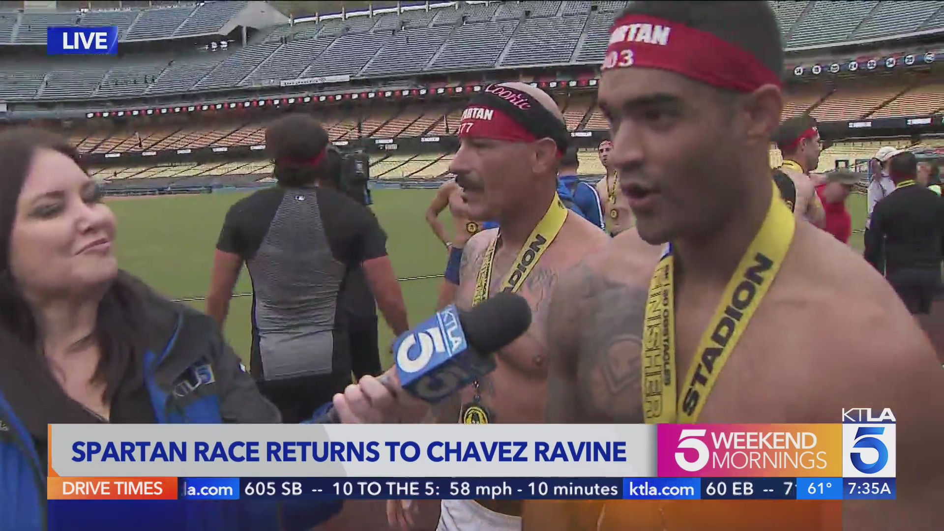 Spartan Race returns to Chavez Ravine – KTLA