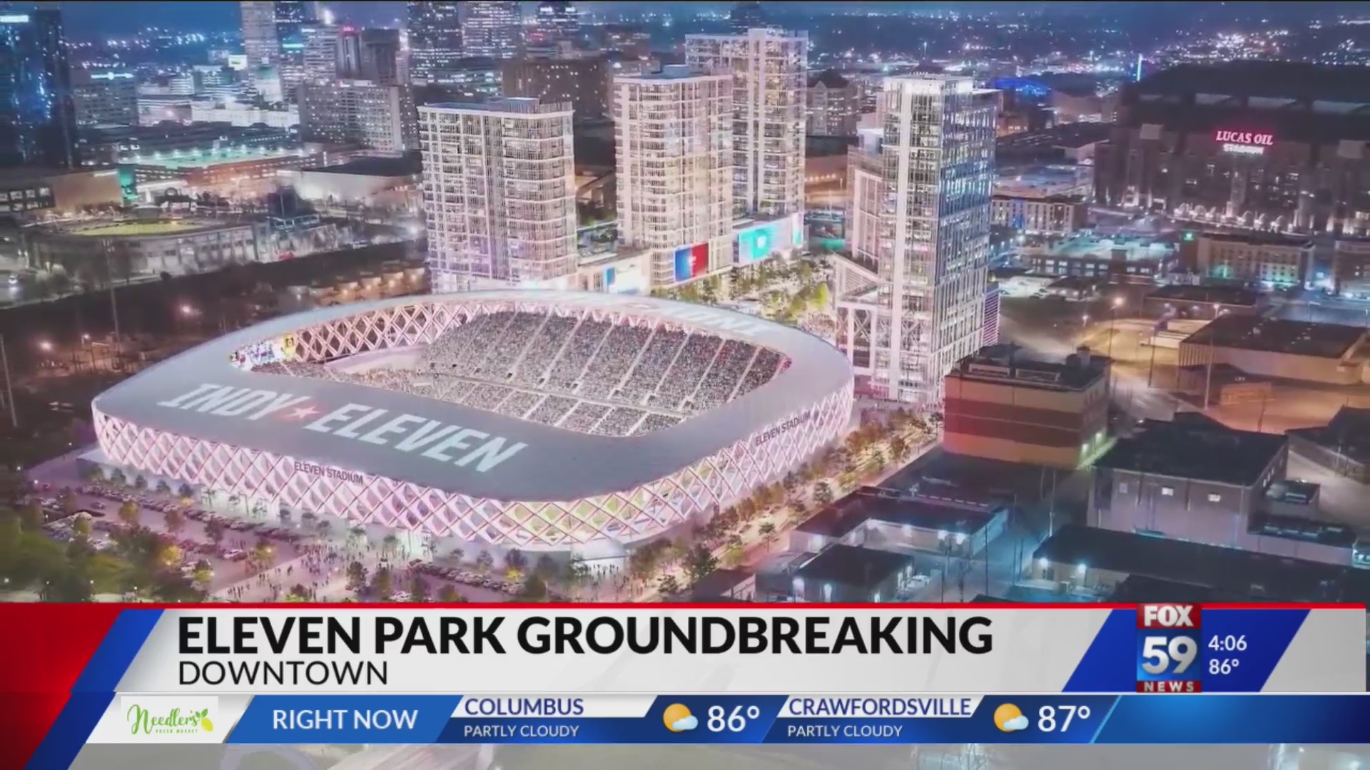 Groundbreaking at Eleven Park in downtown Indy – Fox 59