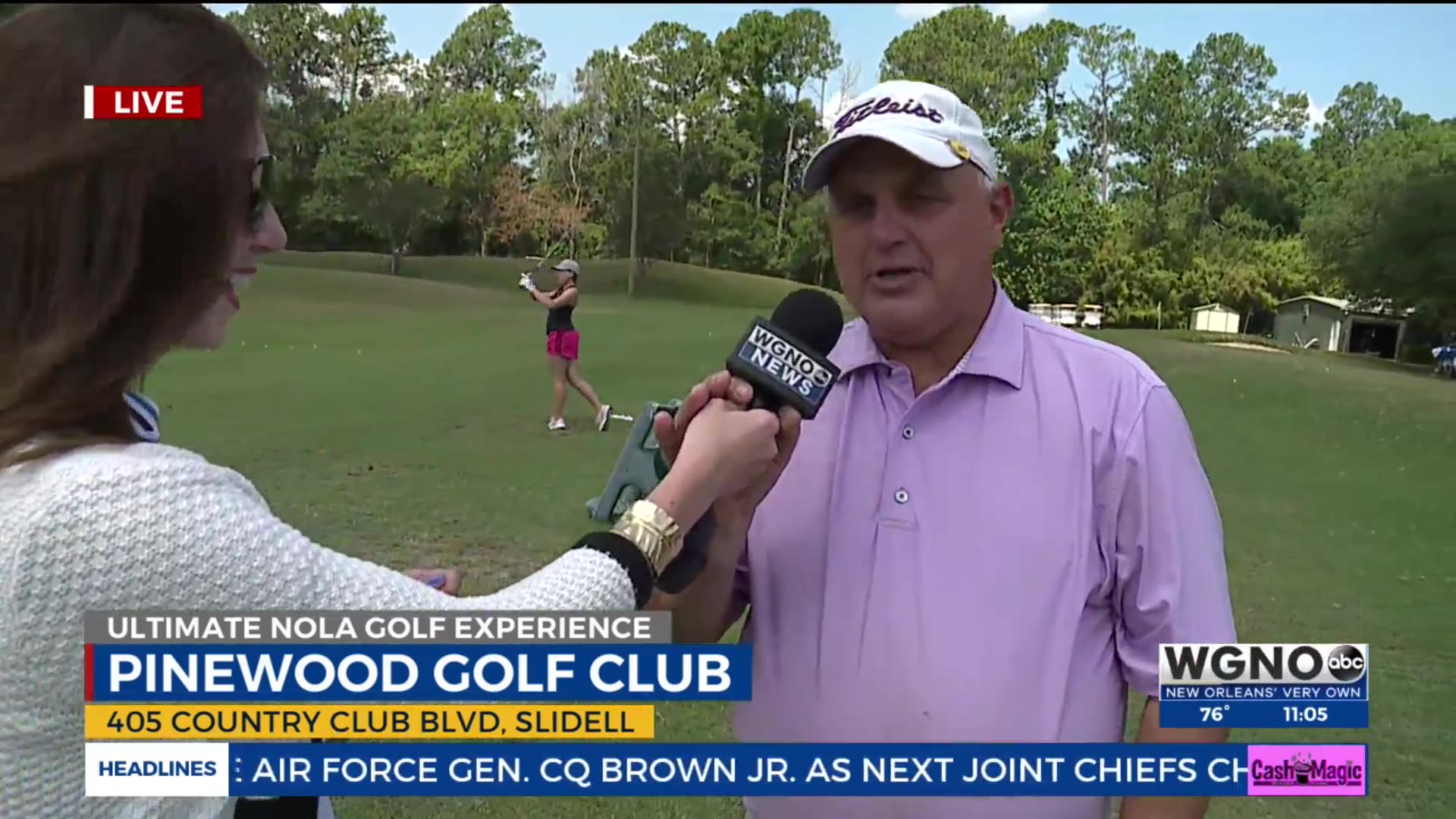 The Ultimate NOLA Golf Experience 2023 with Pinewood Golf Club – WGNO