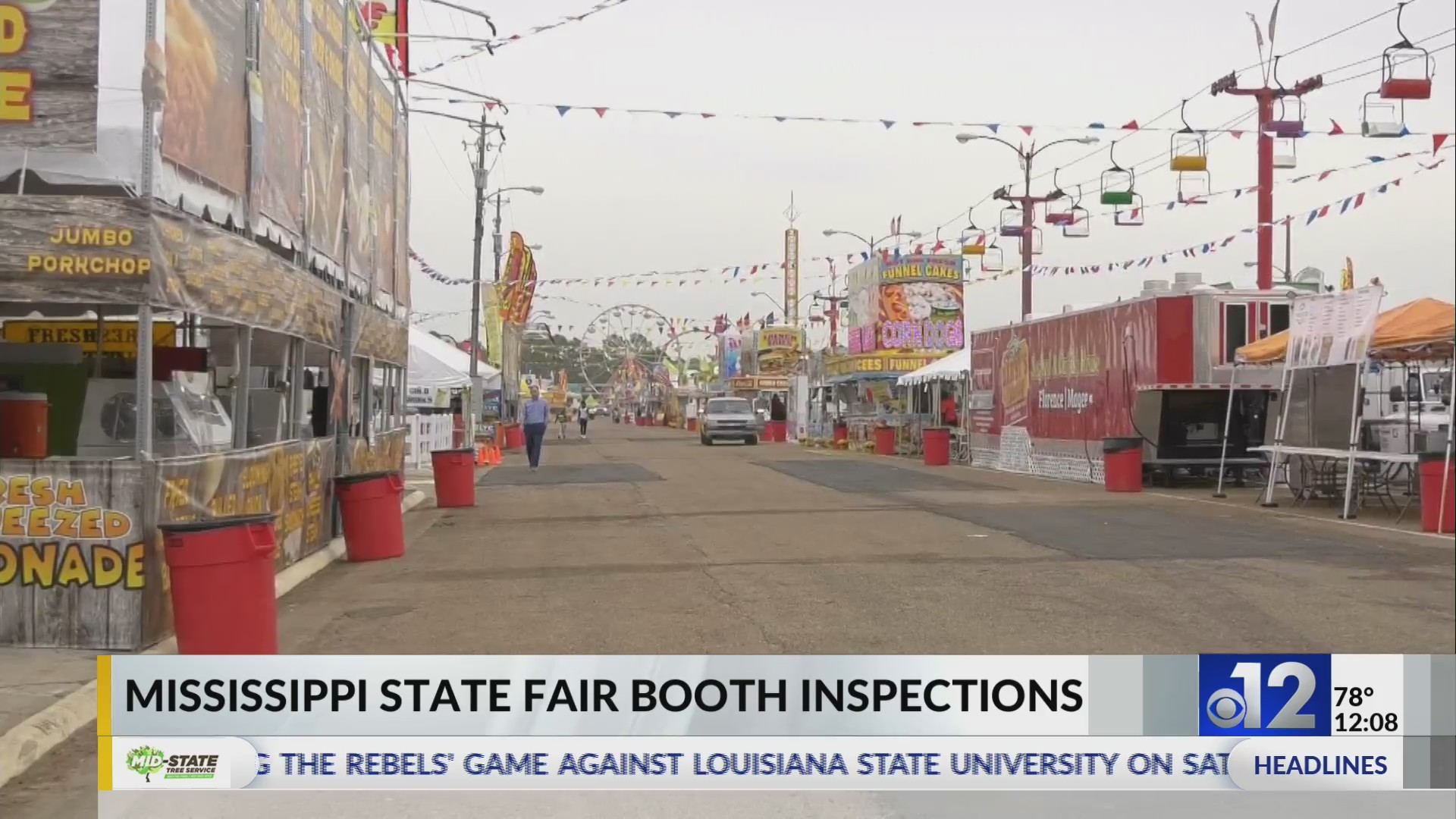 MSDH inspects food booths at Mississippi State Fair – WJTV