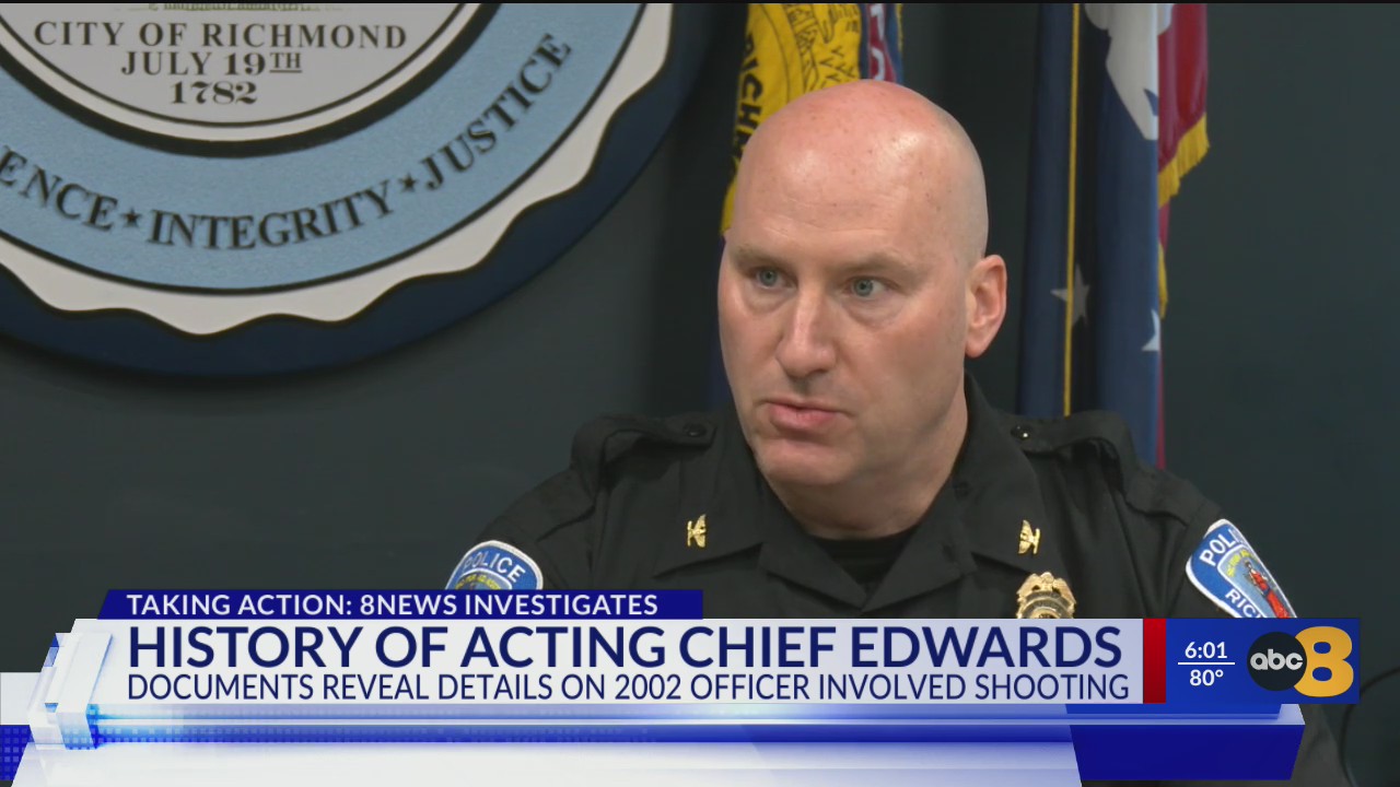 History of Acting Chief Edwards – WRIC ABC 8News