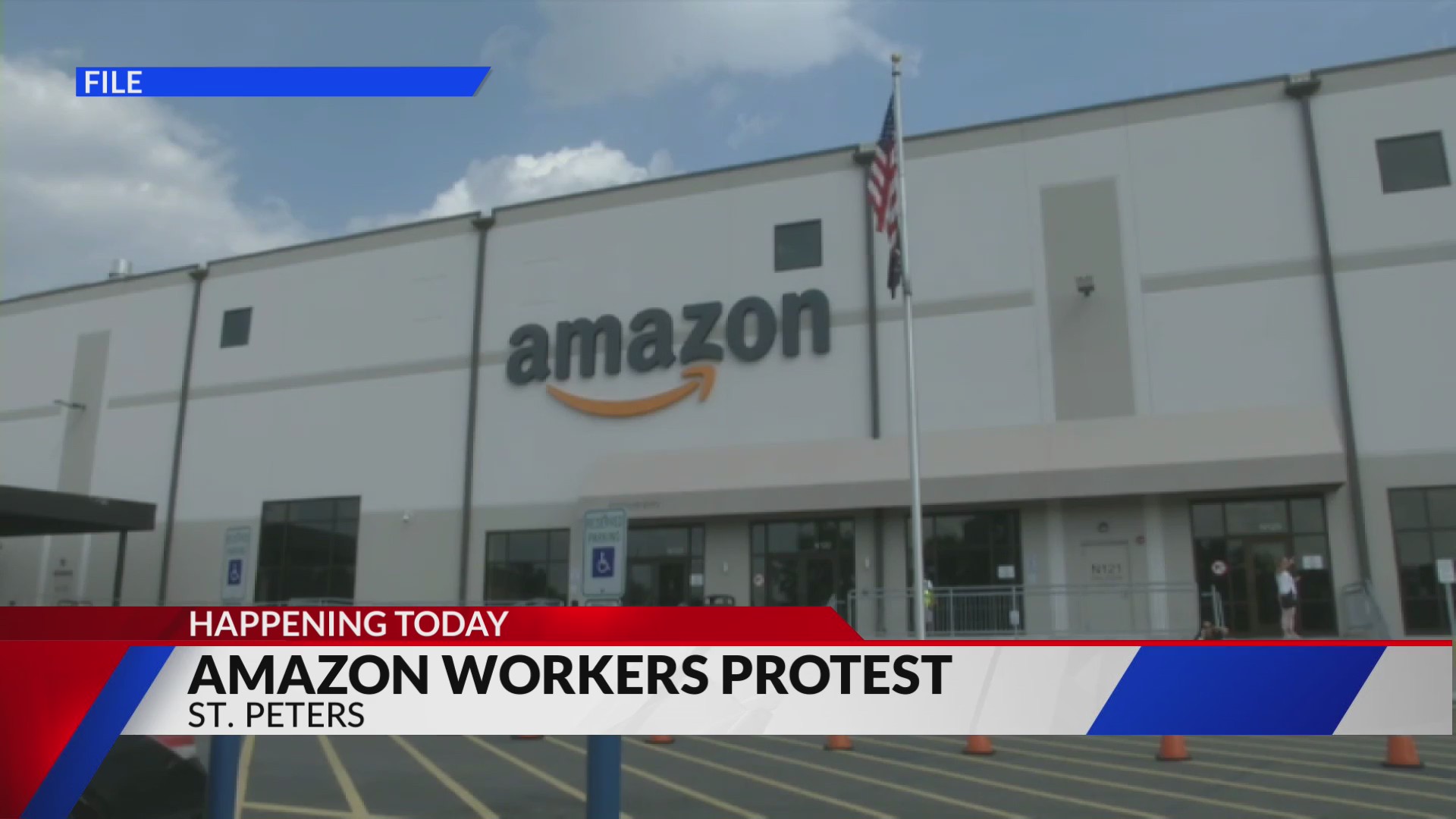 Amazon workers protest taking place in St. Peters Wednesday – FOX 2