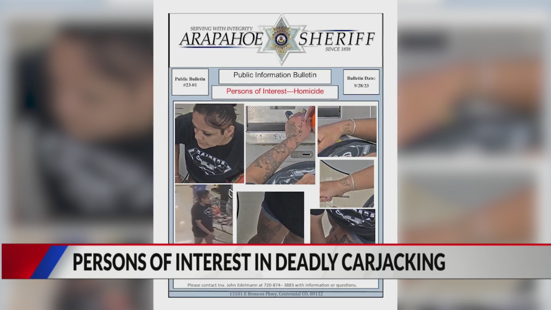 Photos released of 2 people of interest in deadly carjacking – FOX31 Denver