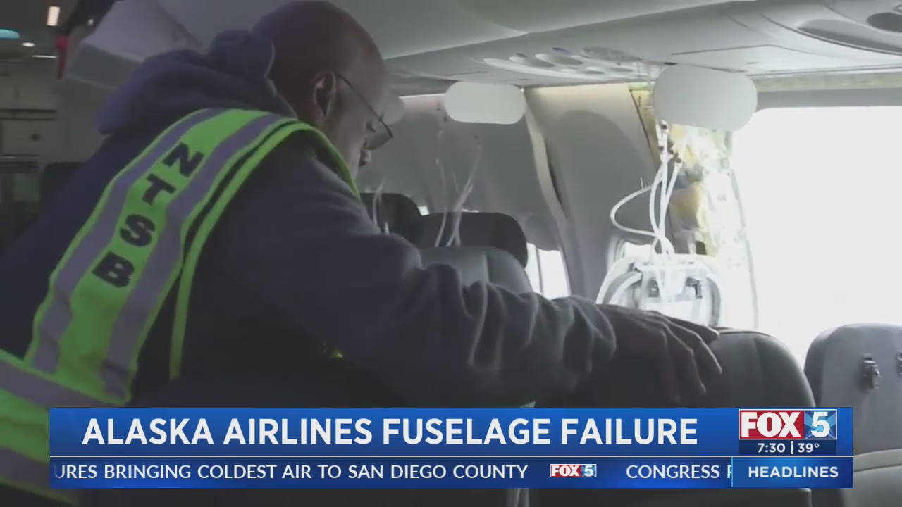 Alaska Airlines Fuselage Failure – FOX 5 San Diego & KUSI News