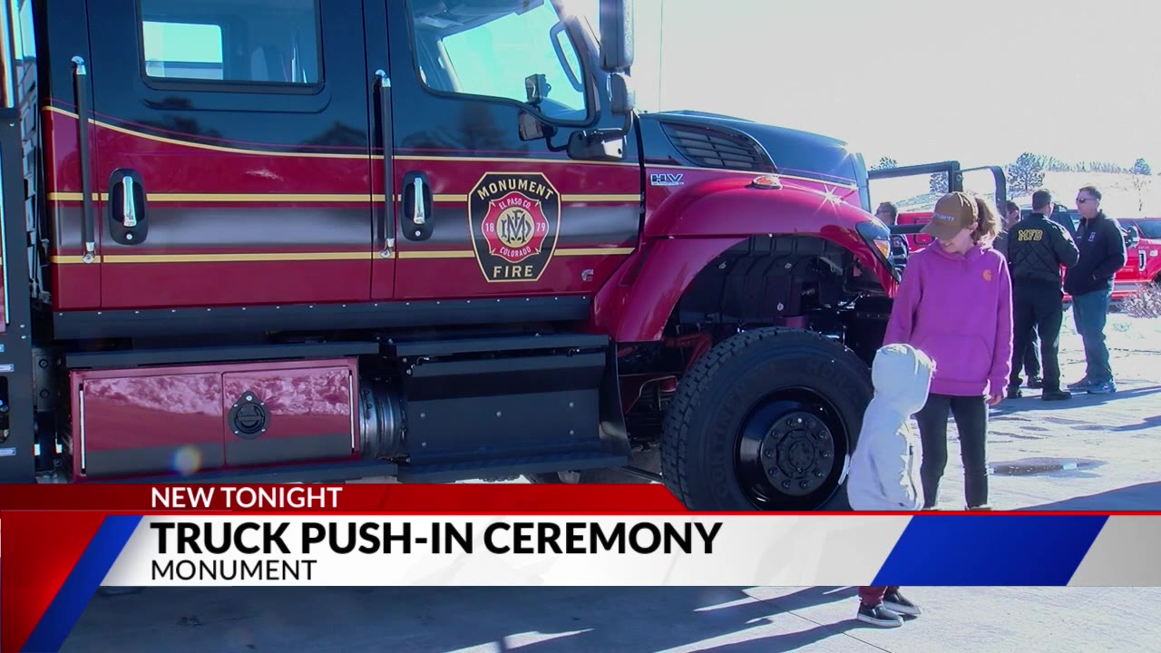 Monument Fire Department celebrates new wildland engine – FOX21 News ...