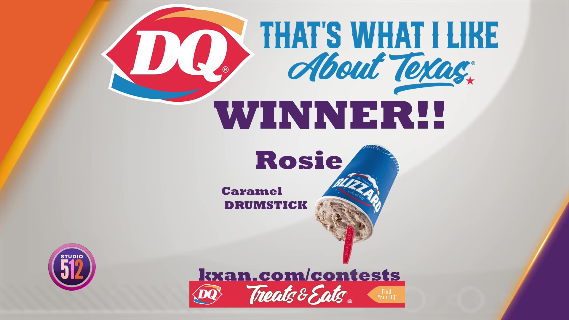 Rosie Wins The DQ Face Off & You Still Have A Chance To Win A $25 DQ ...