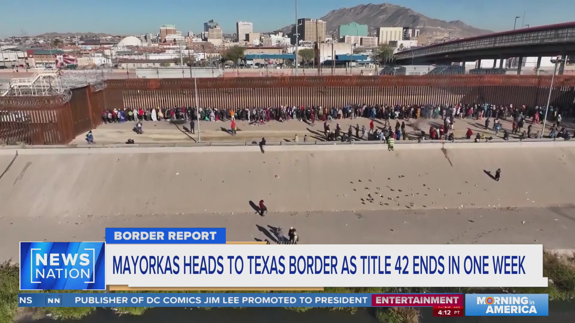 Mayorkas heads to Texas border ahead of Title 42’s end | Morning in ...