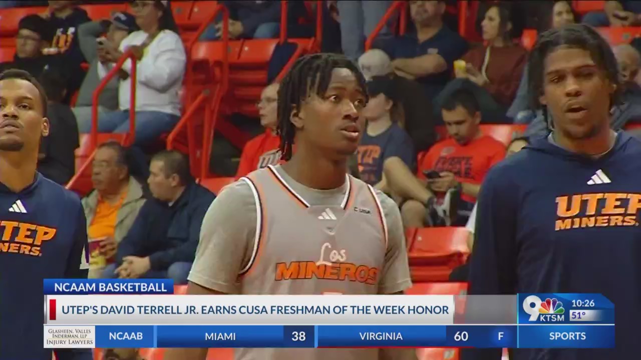 UTEP’s David Terrell Jr. named CUSA Freshman of the Week (Feb. 5 ...