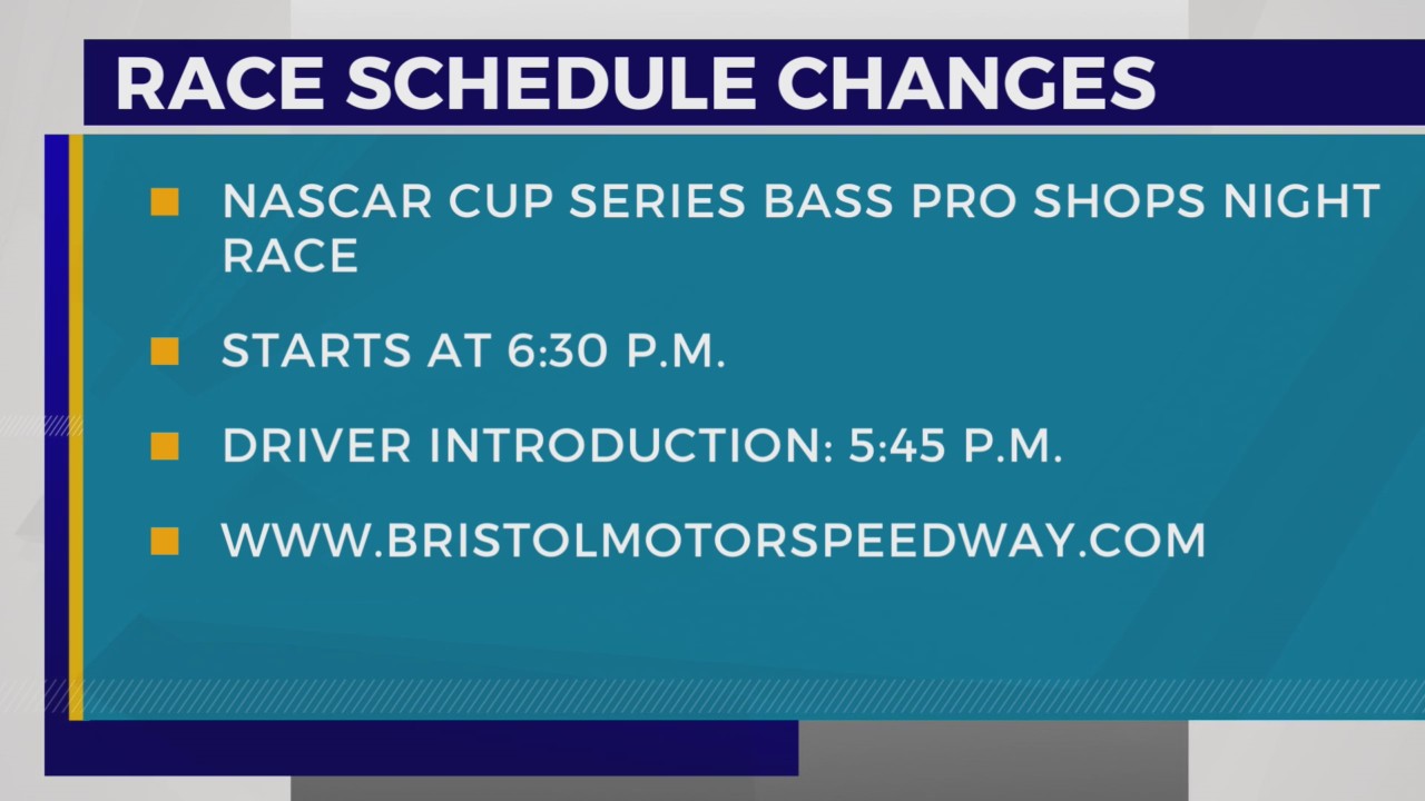 Night Race at BMS moved up 1 hour Saturday – WJHL | Tri-Cities News ...