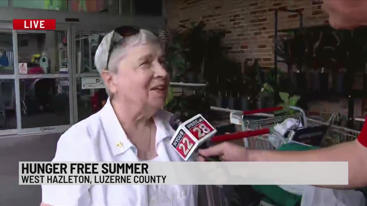 Hunger Free Summer campaign at Weis Market in Hazleton: Dr. Debra Mills ...