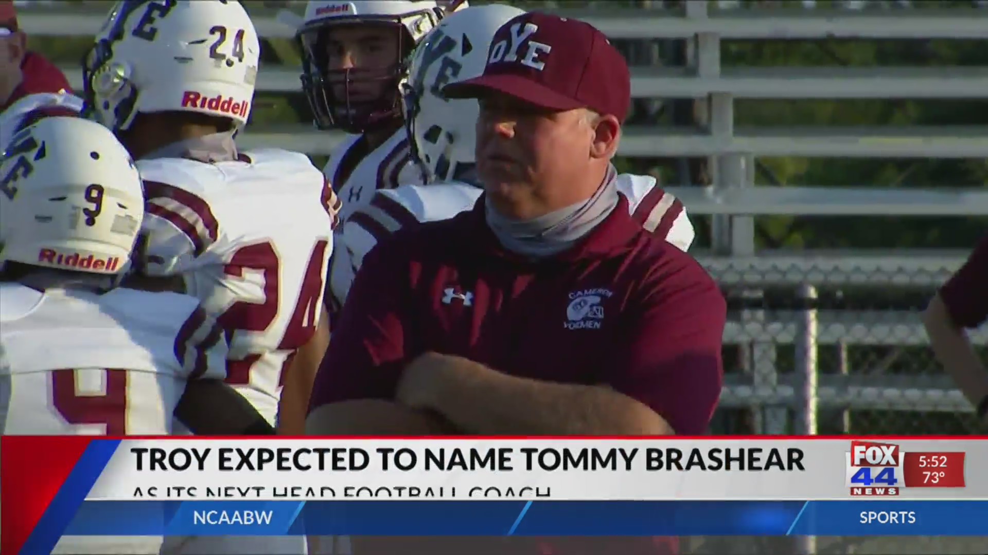 Tommy Brashear set to take over as Troy Head Football Coach – KWKT – FOX 44