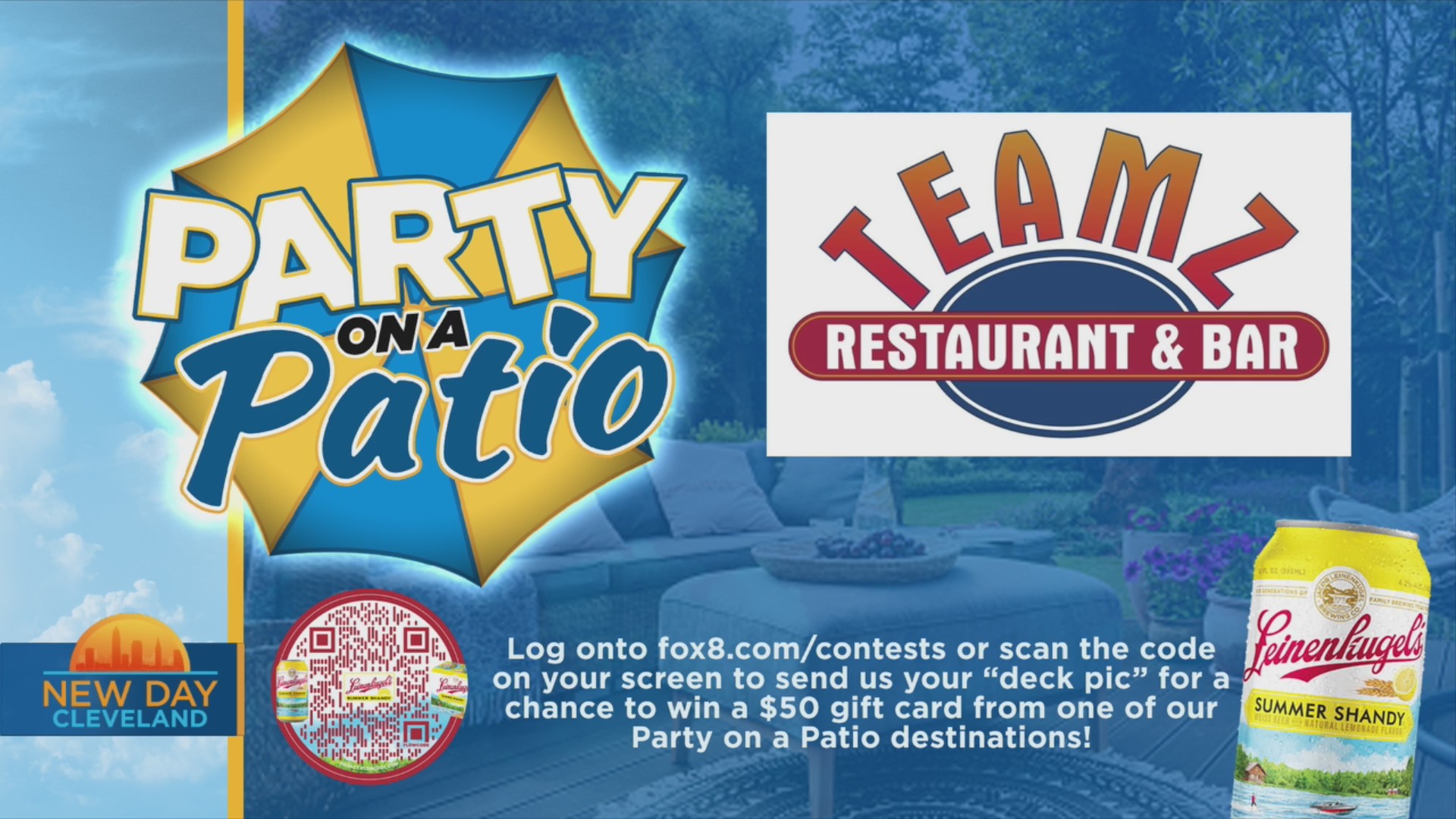 New Day Cleveland: Party on a Patio, Teamz Restaurant & Bar – Fox 8 ...