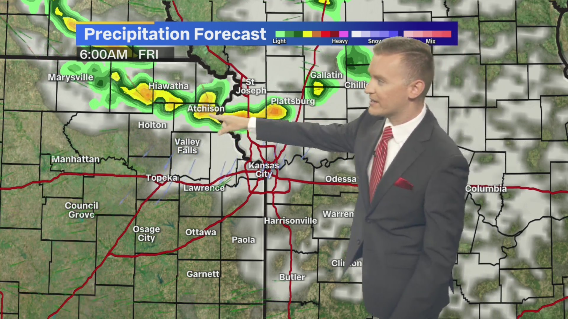 Stray shower early Friday – FOX 4 Kansas City WDAF-TV | News, Weather ...
