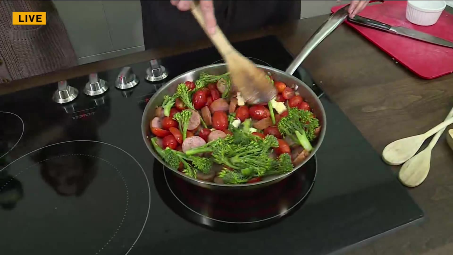 Around the Table with Jolene: easy sausage dish with cherry tomatoes ...