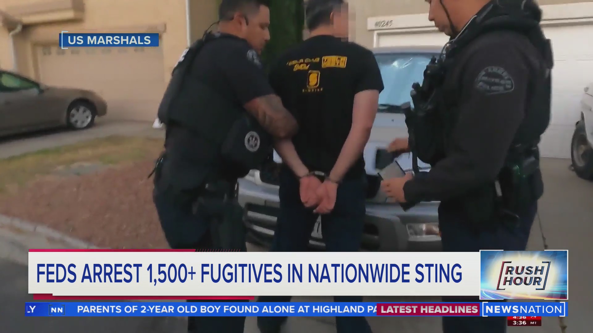 Feds arrest 1,500 fugitives in nationwide sting | Rush Hour – NewsNation