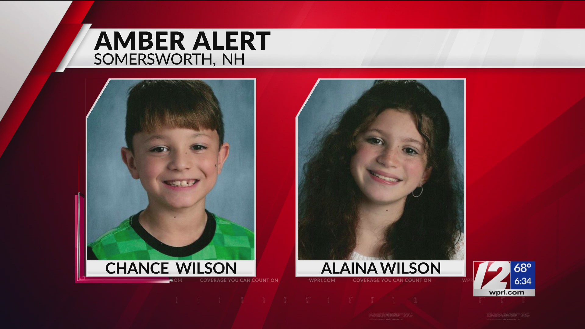 Amber Alert issued for 2 NH kids taken from grandmother’s home – WPRI.com