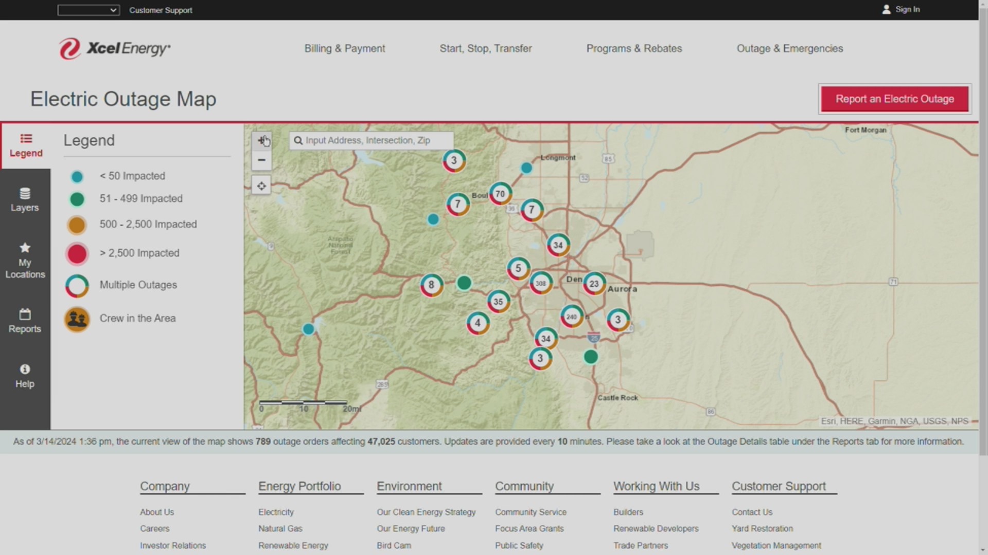 Xcel Energy reports on power outages, website issues – FOX31 Denver