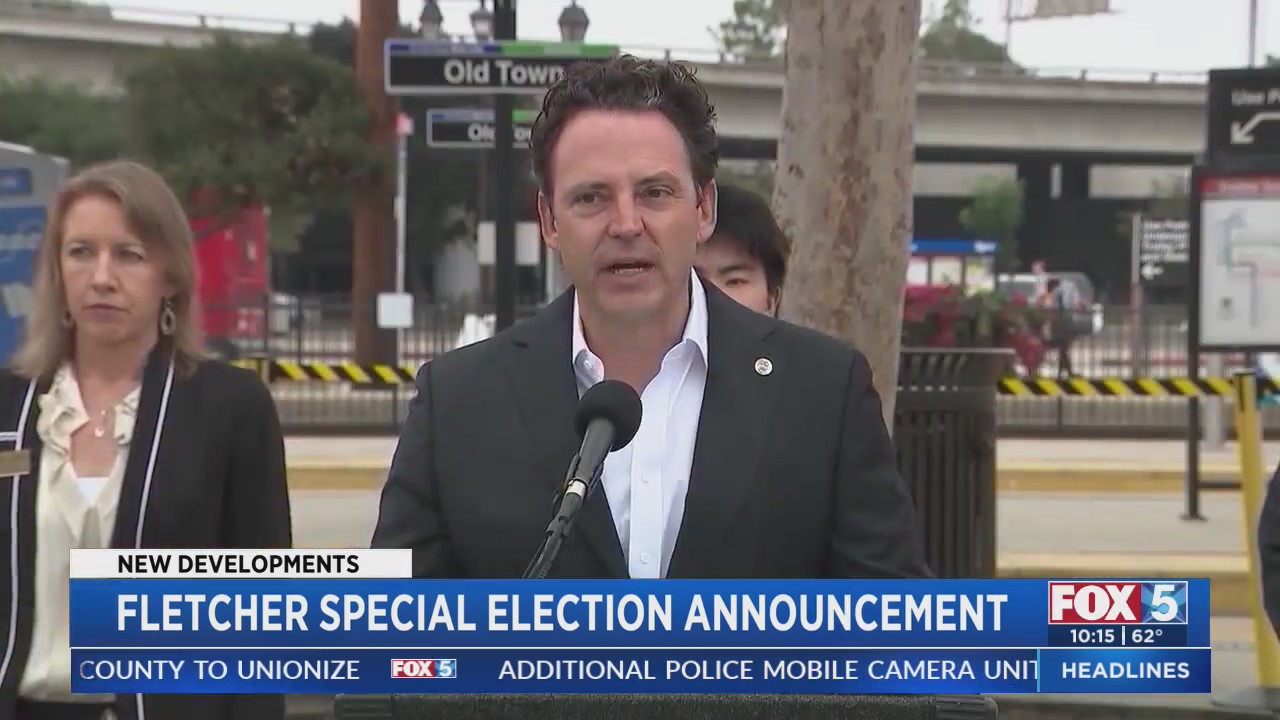 Fletcher Special Election Announcement – FOX 5 San Diego & KUSI News