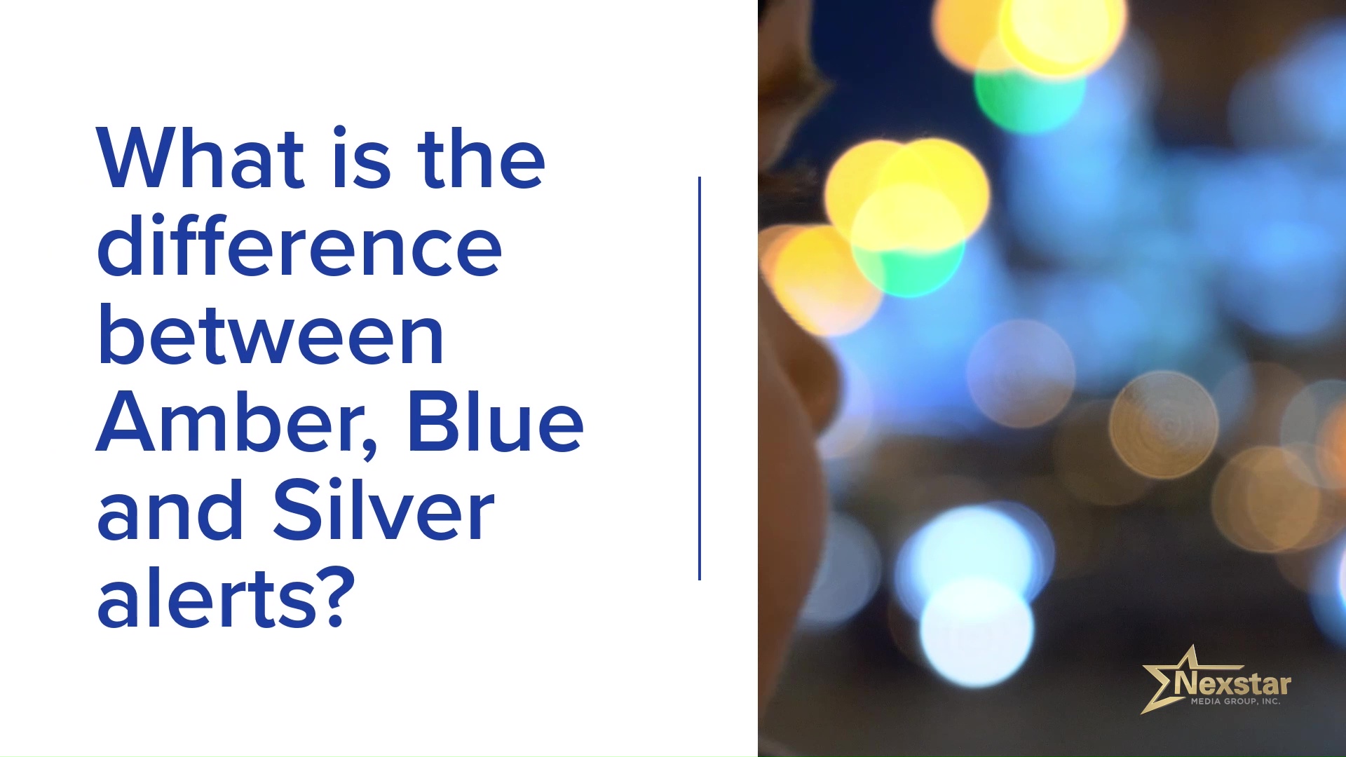 Amber vs. Silver vs. Blue Alert – WANE 15