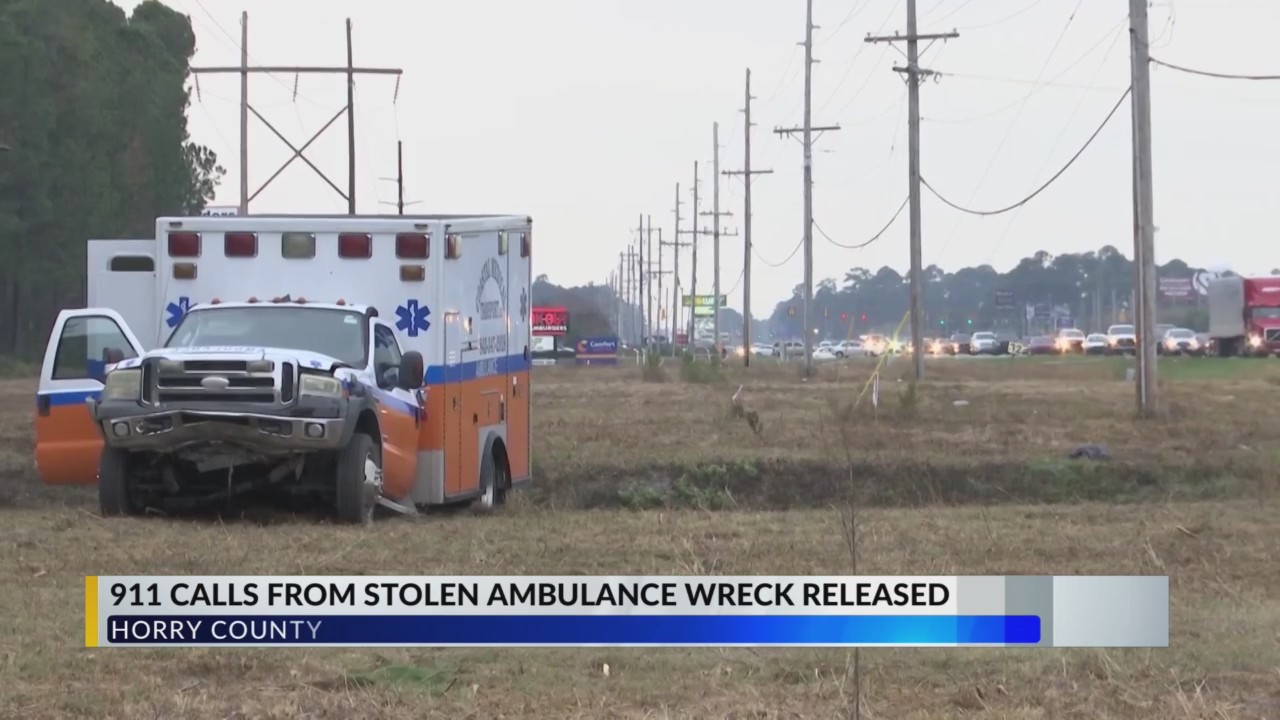 911 calls reveal details after stolen ambulance ‘jumped a ditch’ along ...