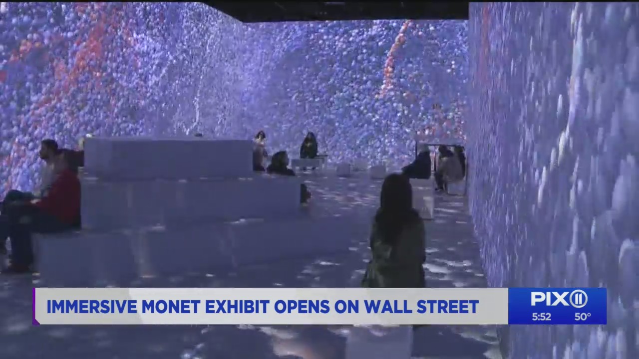 Immersive Monet exhibit in NYC opens on Wall Street – PIX11