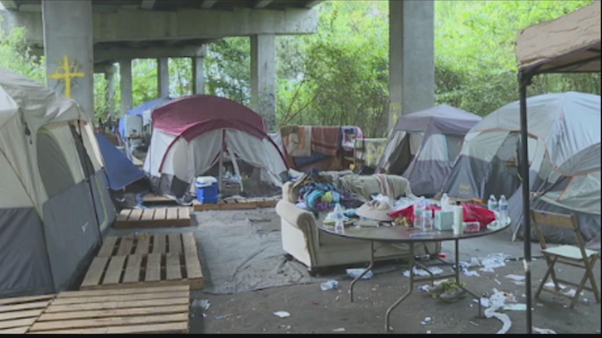 Dozens living in homeless encampments in Southside Savannah – WSAV-TV