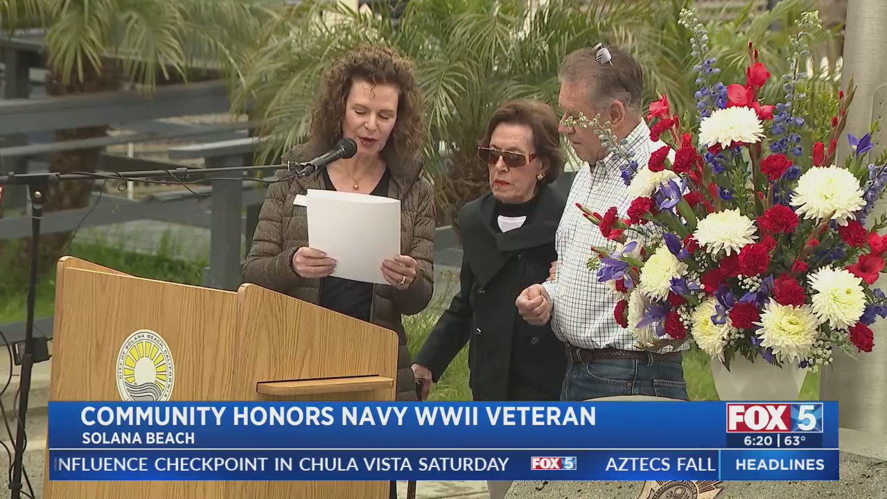 Community Honors Navy WWII Veteran – FOX 5 San Diego & KUSI News Community Honors Navy WWII Veteran – FOX 5 San Diego & KUSI News