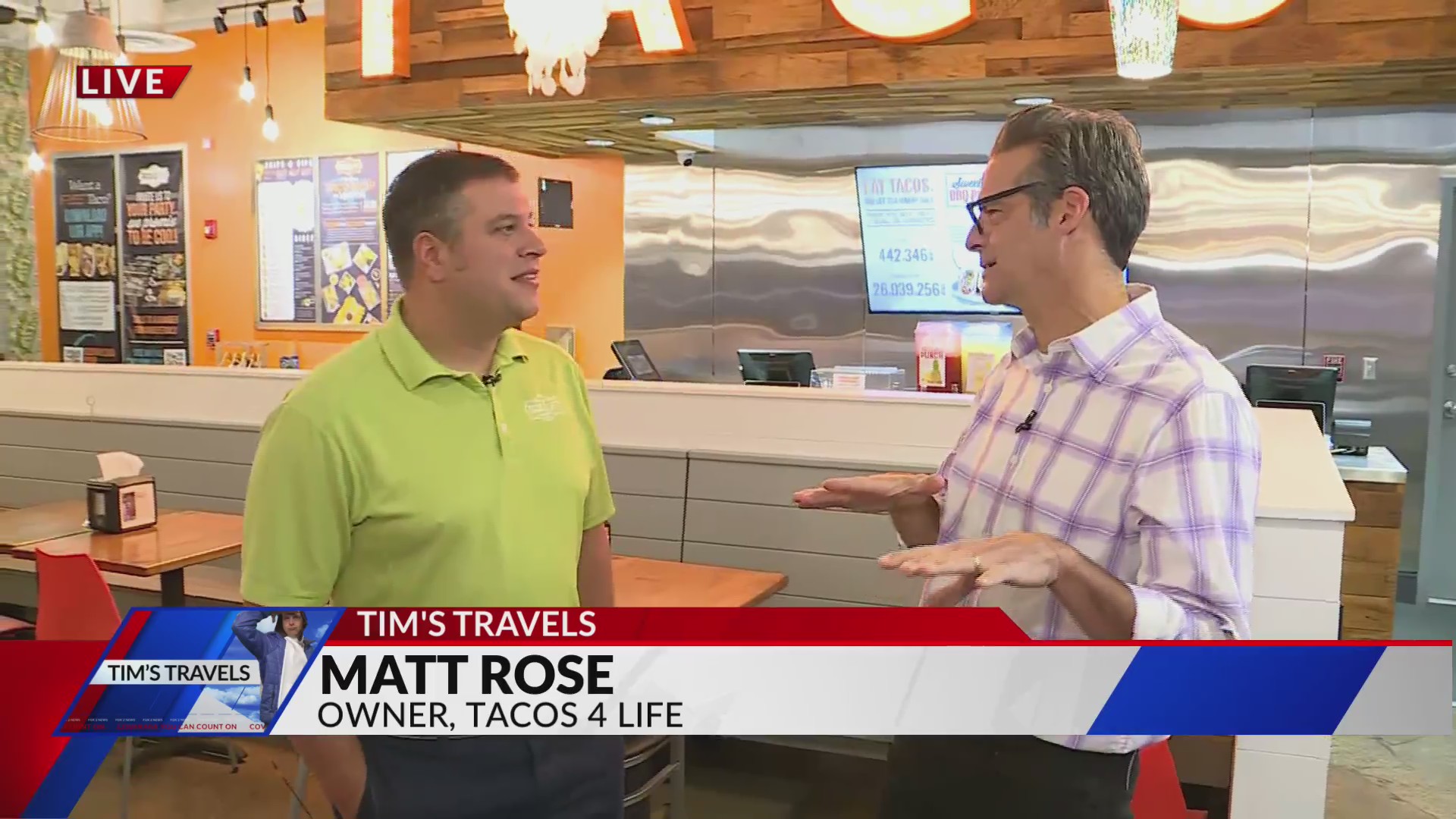 Tim’s Travels: Celebrate National Taco Day at Tacos 4 Life – FOX 2