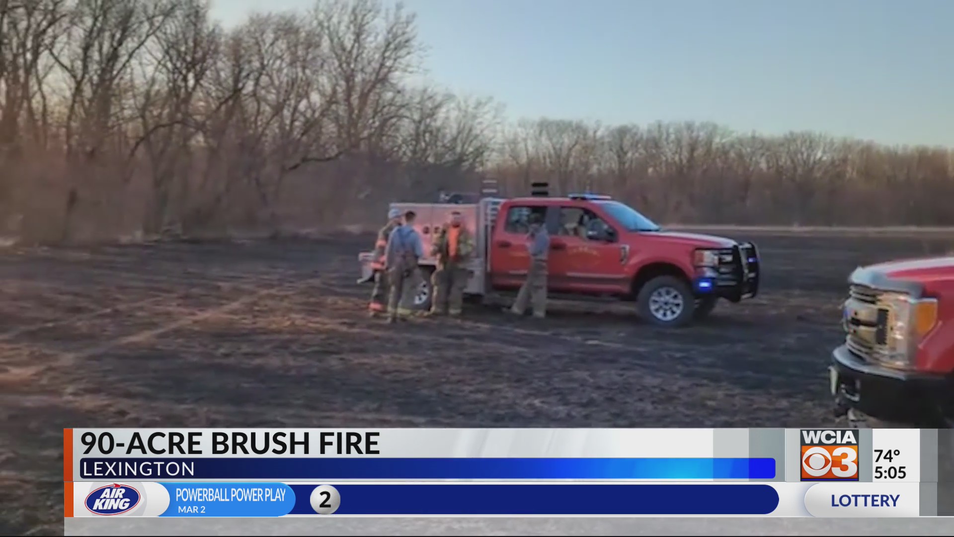 90-acre field fire extinguished by McLean Co. fire crews, community ...