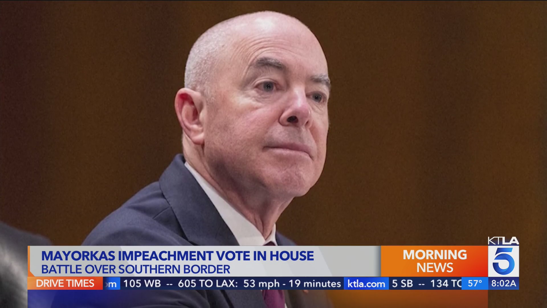 House Gop Takes Party Line Vote Toward Mayorkas Impeachment Ktla